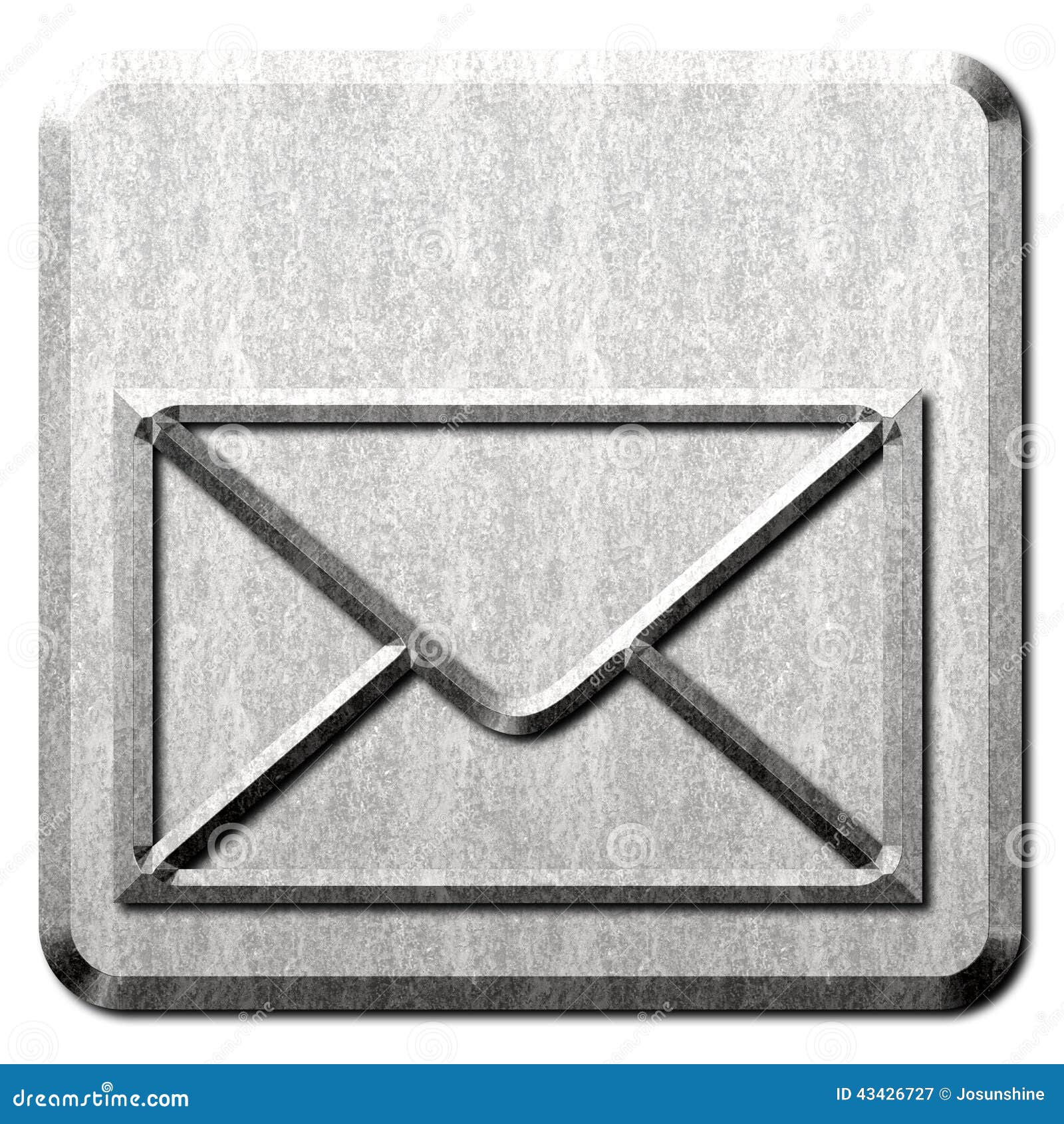Signe de courrier d'email illustration stock. Illustration du pierre ...