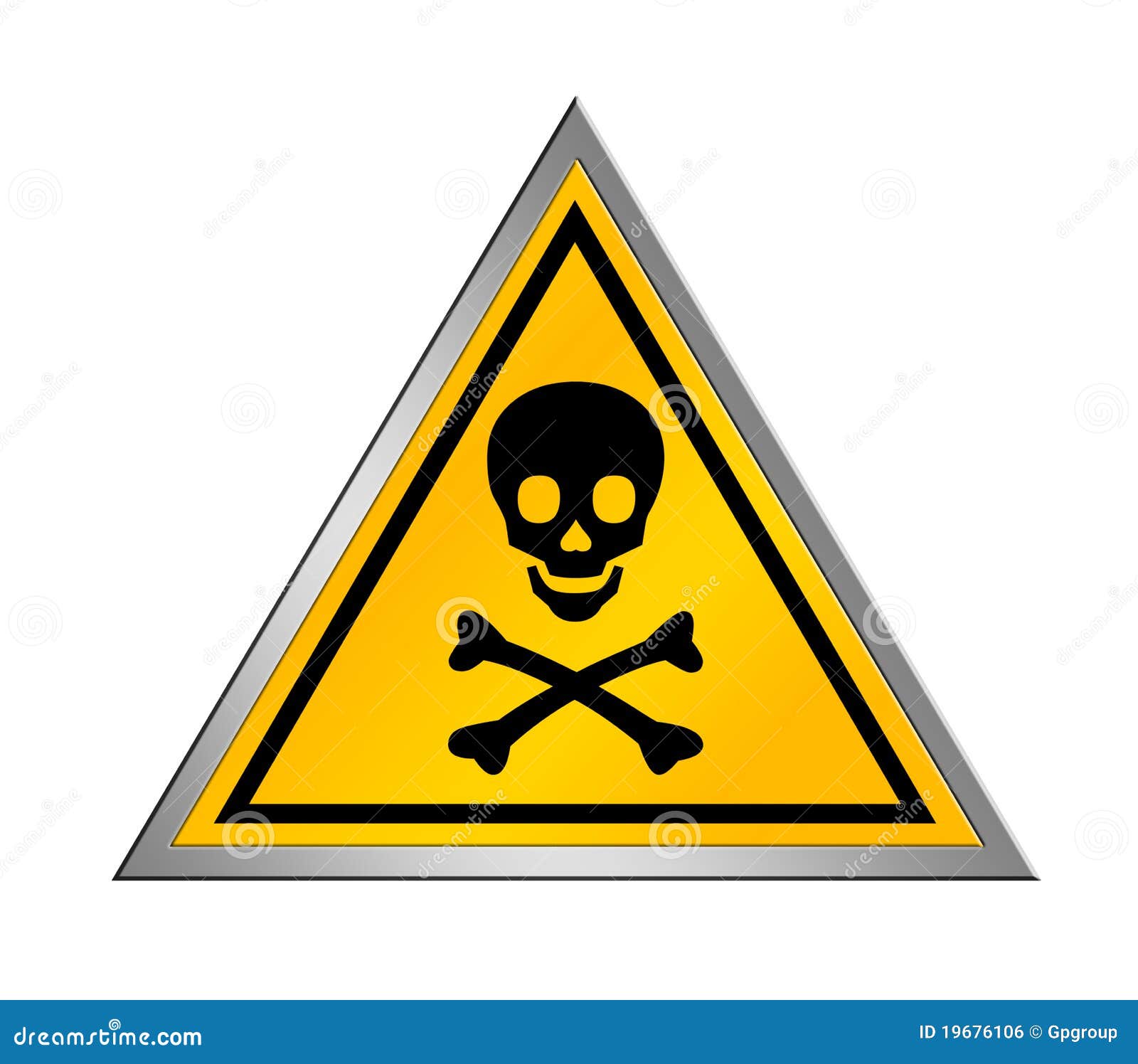 Signe de danger illustration stock. Illustration du attention - 19676106