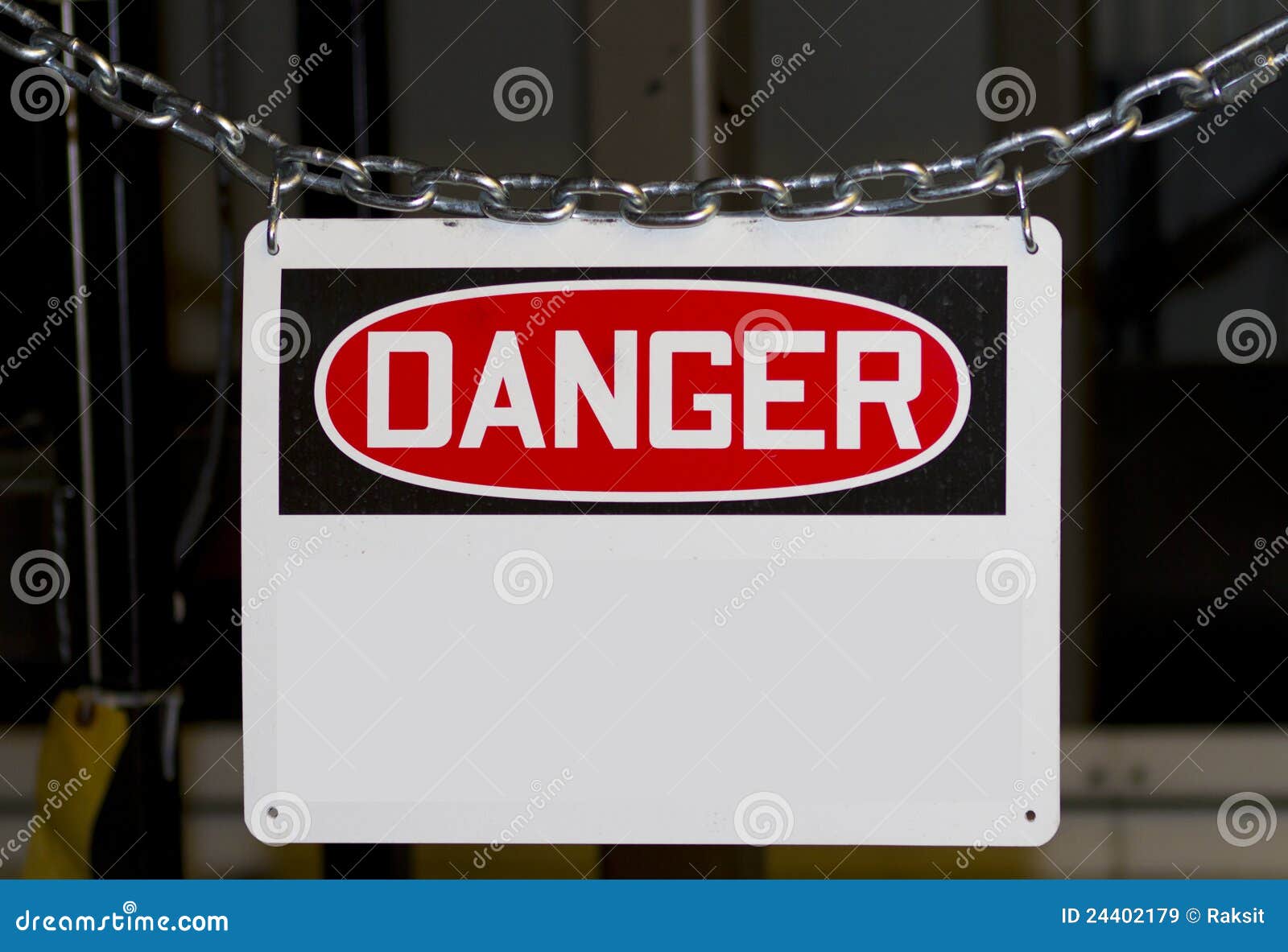 Signe de danger image stock. Image du garantie, rouge - 24402179
