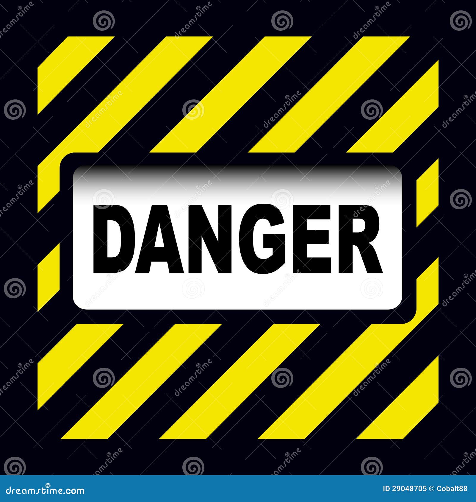 Signe de danger illustration de vecteur. Illustration du accident ...