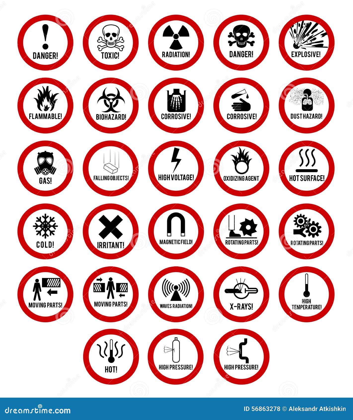 Signe de danger illustration de vecteur. Illustration du alarme - 56863278