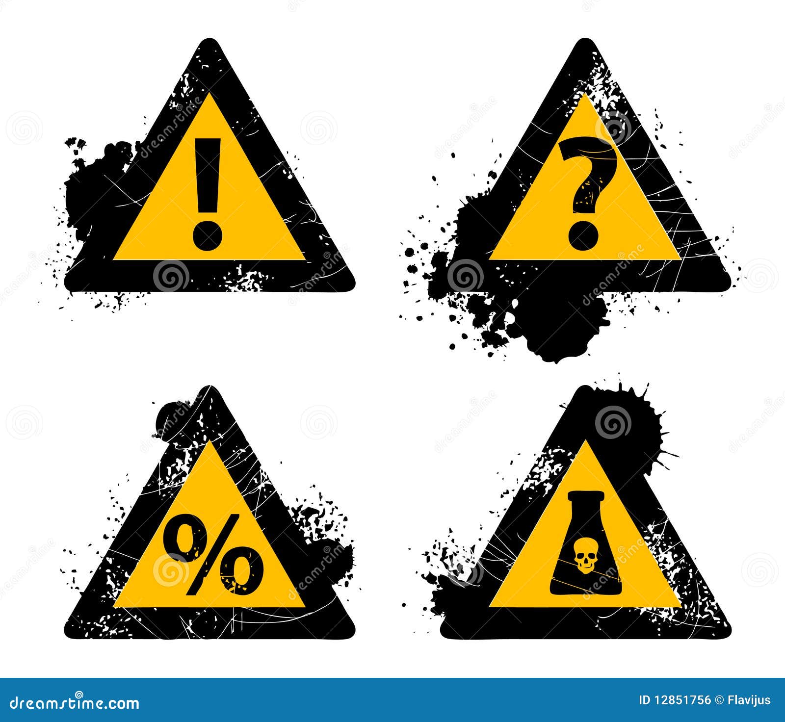 Signe de danger de vecteur illustration de vecteur. Illustration du ...