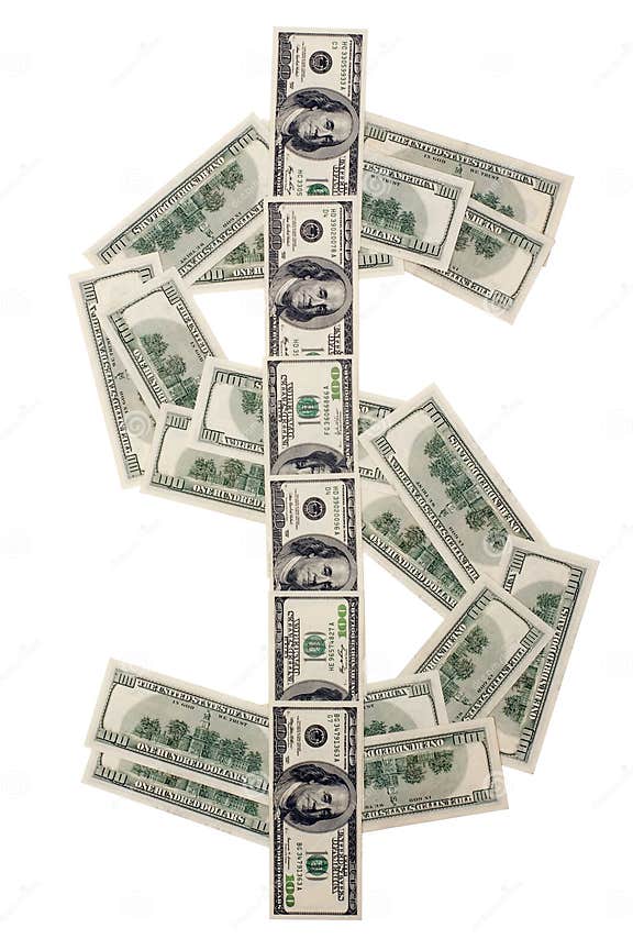 Signe de dollar US image stock. Image du image, finances - 13441895