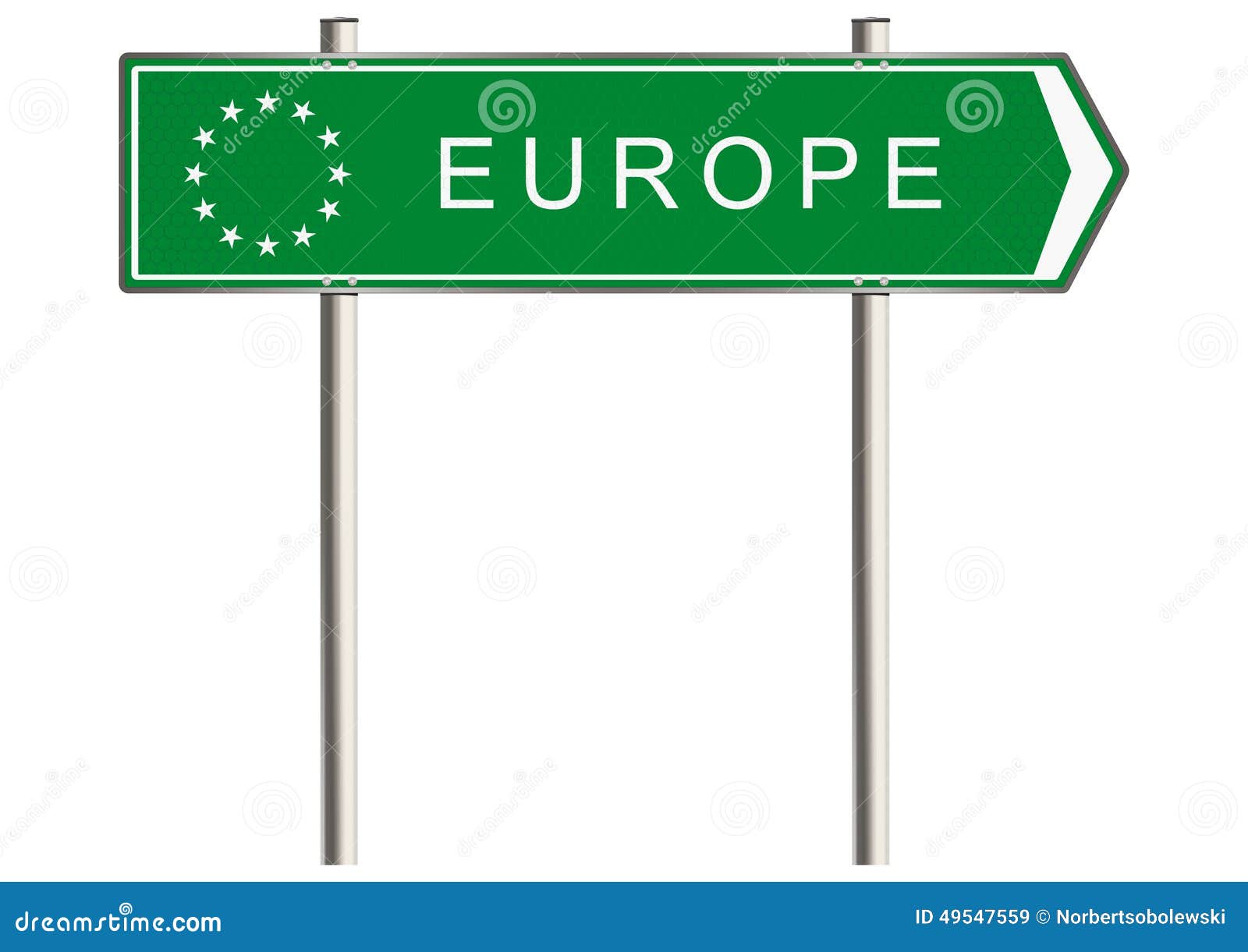 Signe de l'Europe illustration stock. Illustration du grand - 49547559