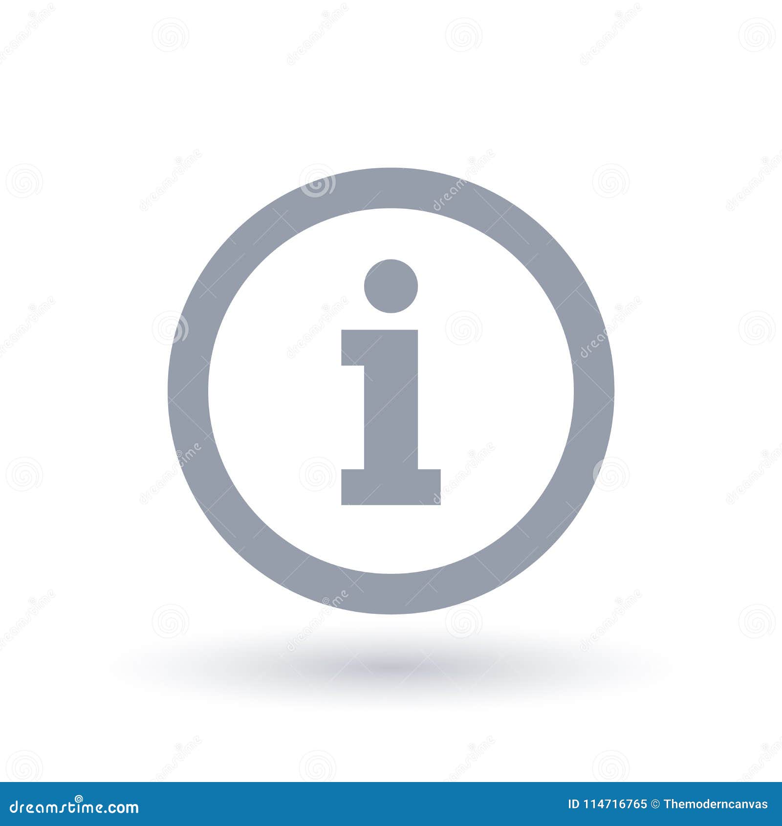 Signe De L'information - Symbole D'infos Illustration de Vecteur ...