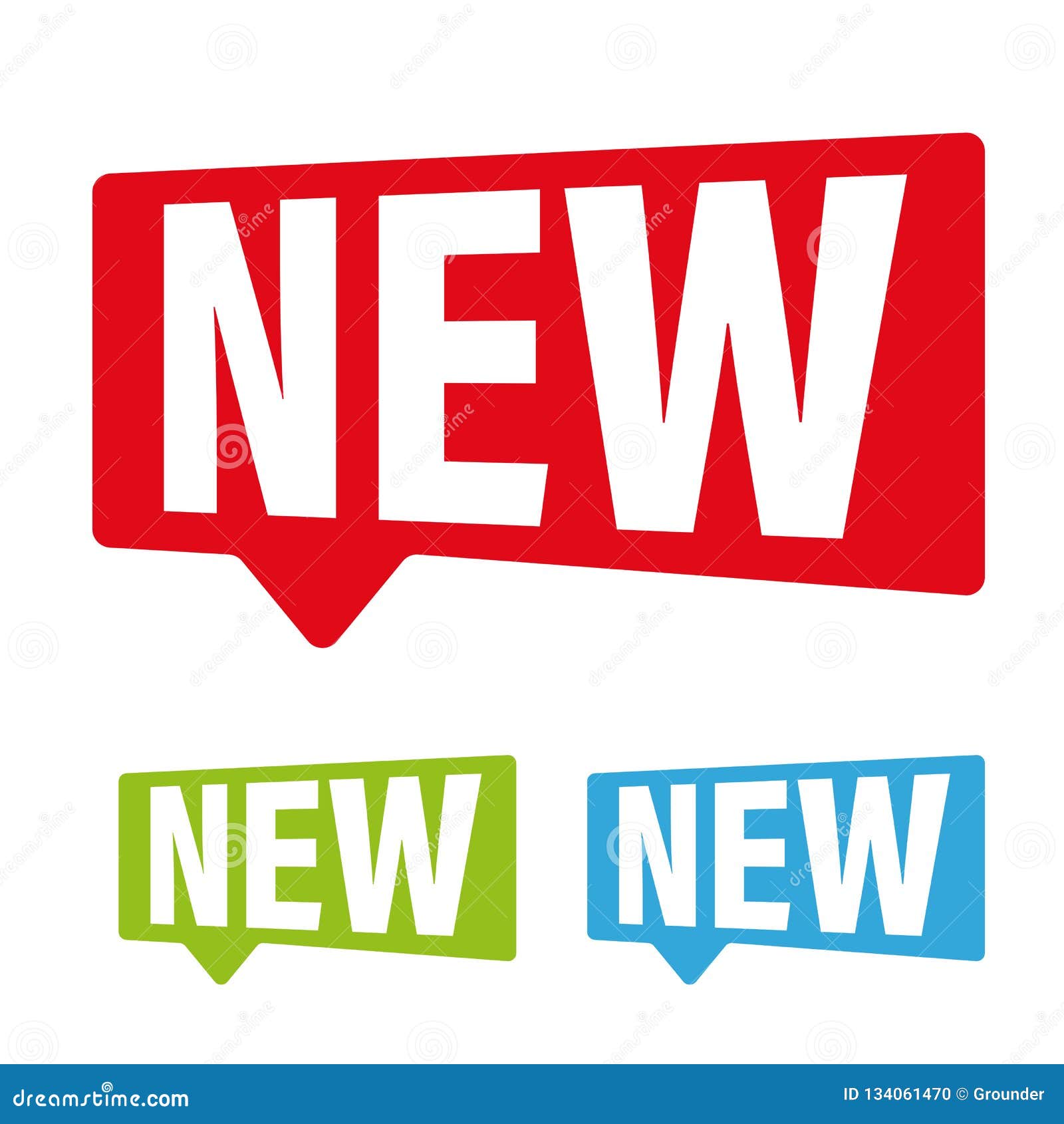 Signe De Label De Produit Nouveau Illustration de Vecteur ...