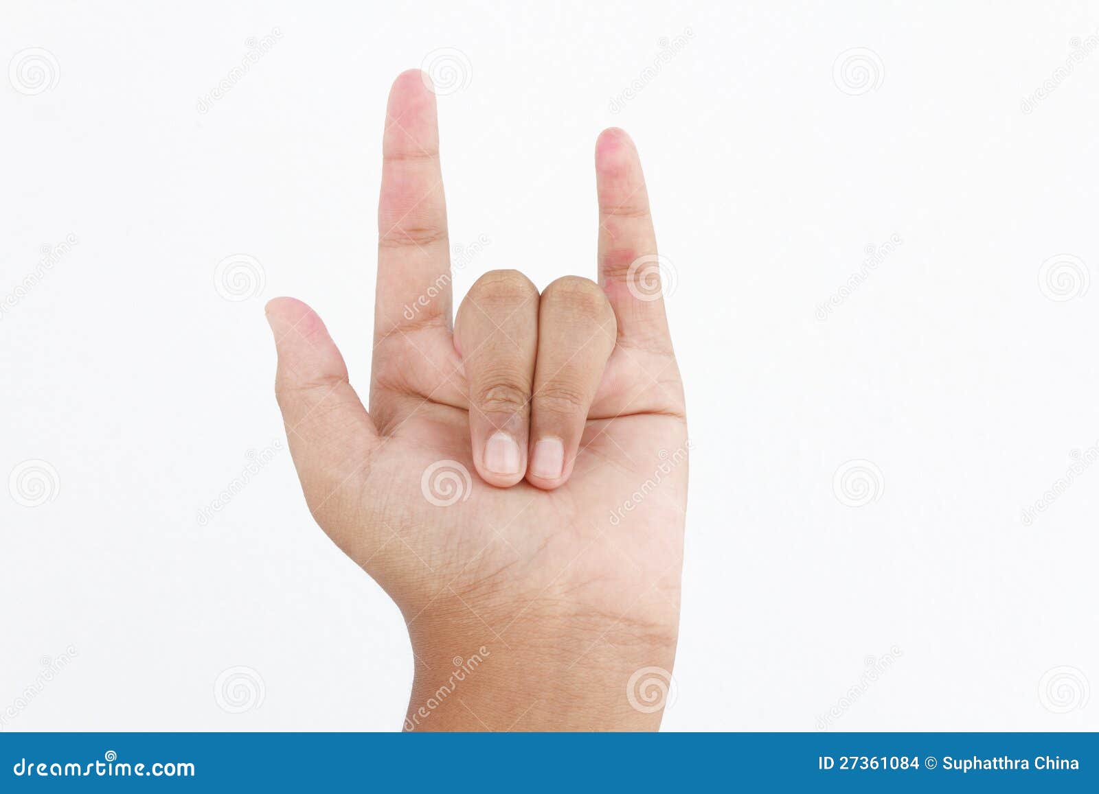Signe de main d'amour photo stock. Image du positivité - 27361084