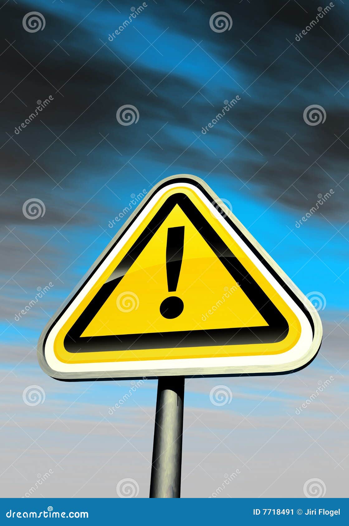 Signe De Point D'exclamation Illustration Stock - Illustration du ...