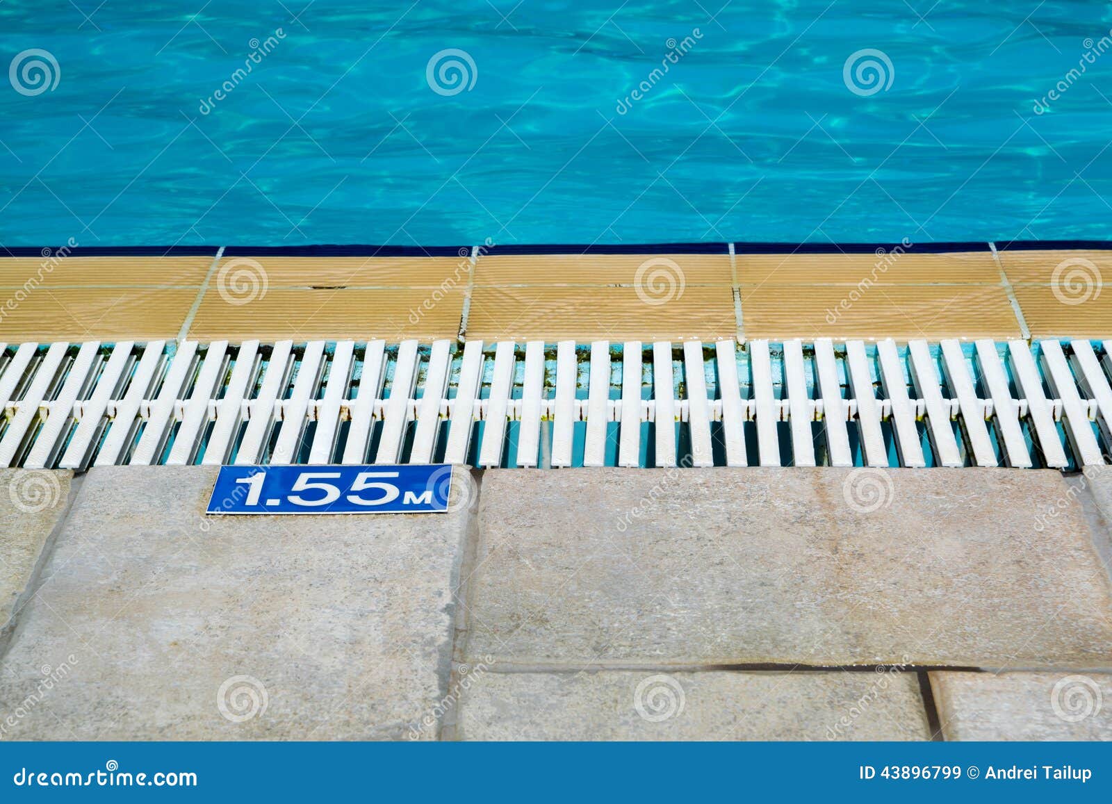 Signe De Profondeur De Piscine Image stock - Image du pictogramme ...