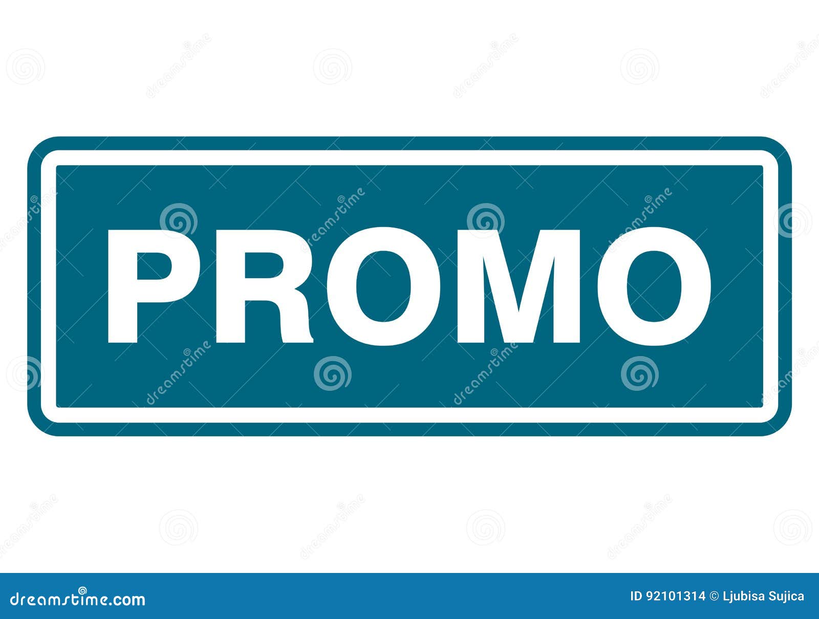 Signe De Promo, Icône, Timbre Illustration de Vecteur - Illustration du ...