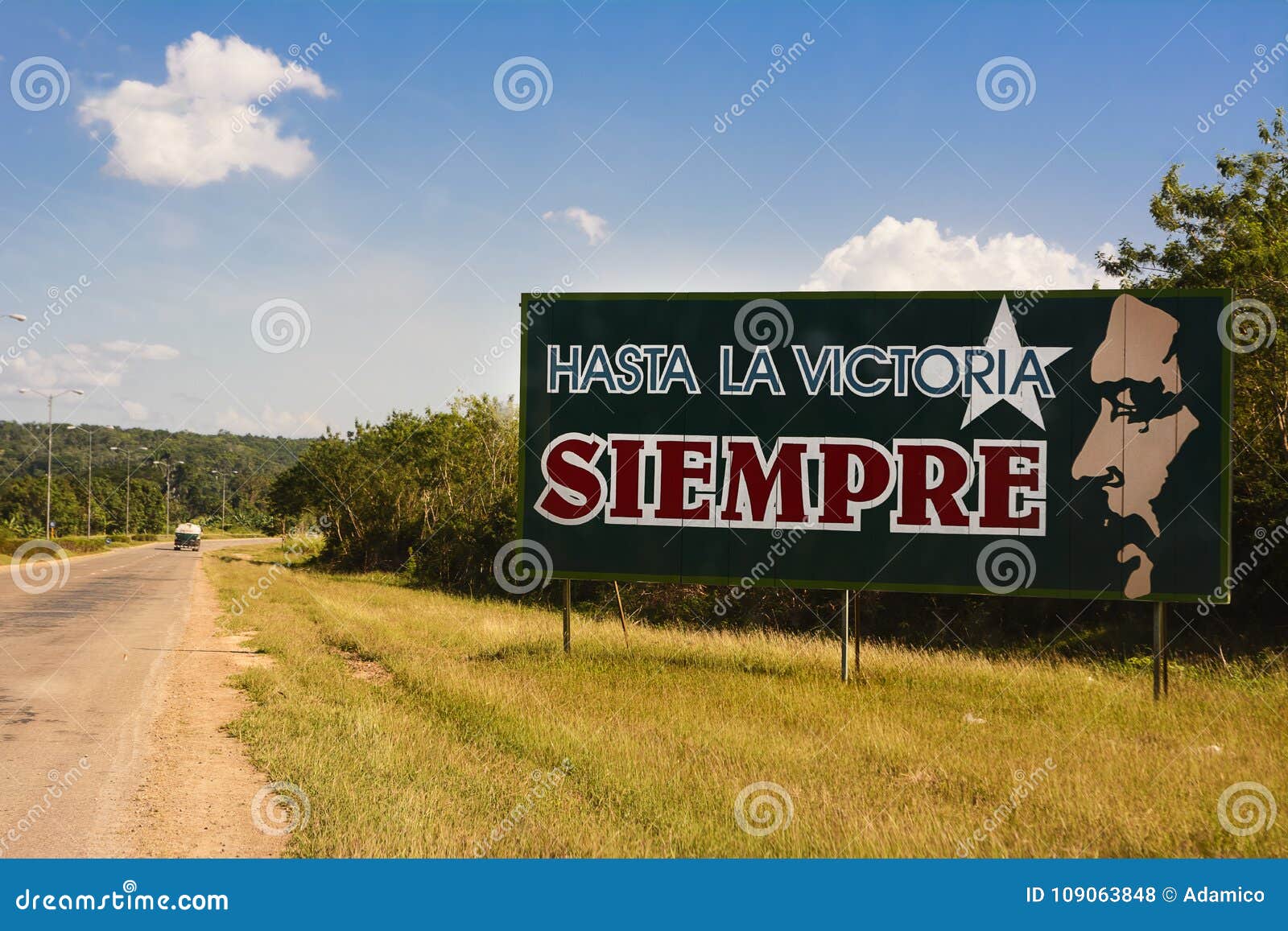 Signe De Propagande Avec L'expression Par Ernesto Che Guevara Photo ...