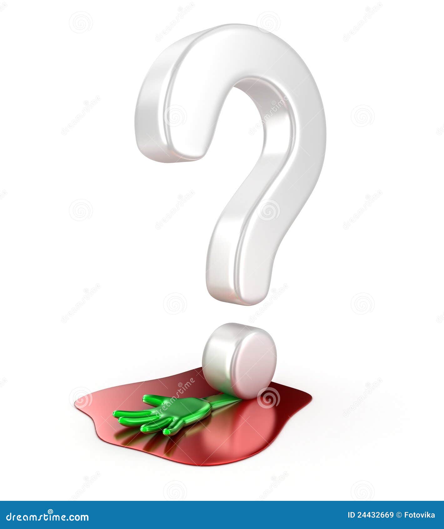 Signe de question illustration stock. Illustration du bras - 24432669