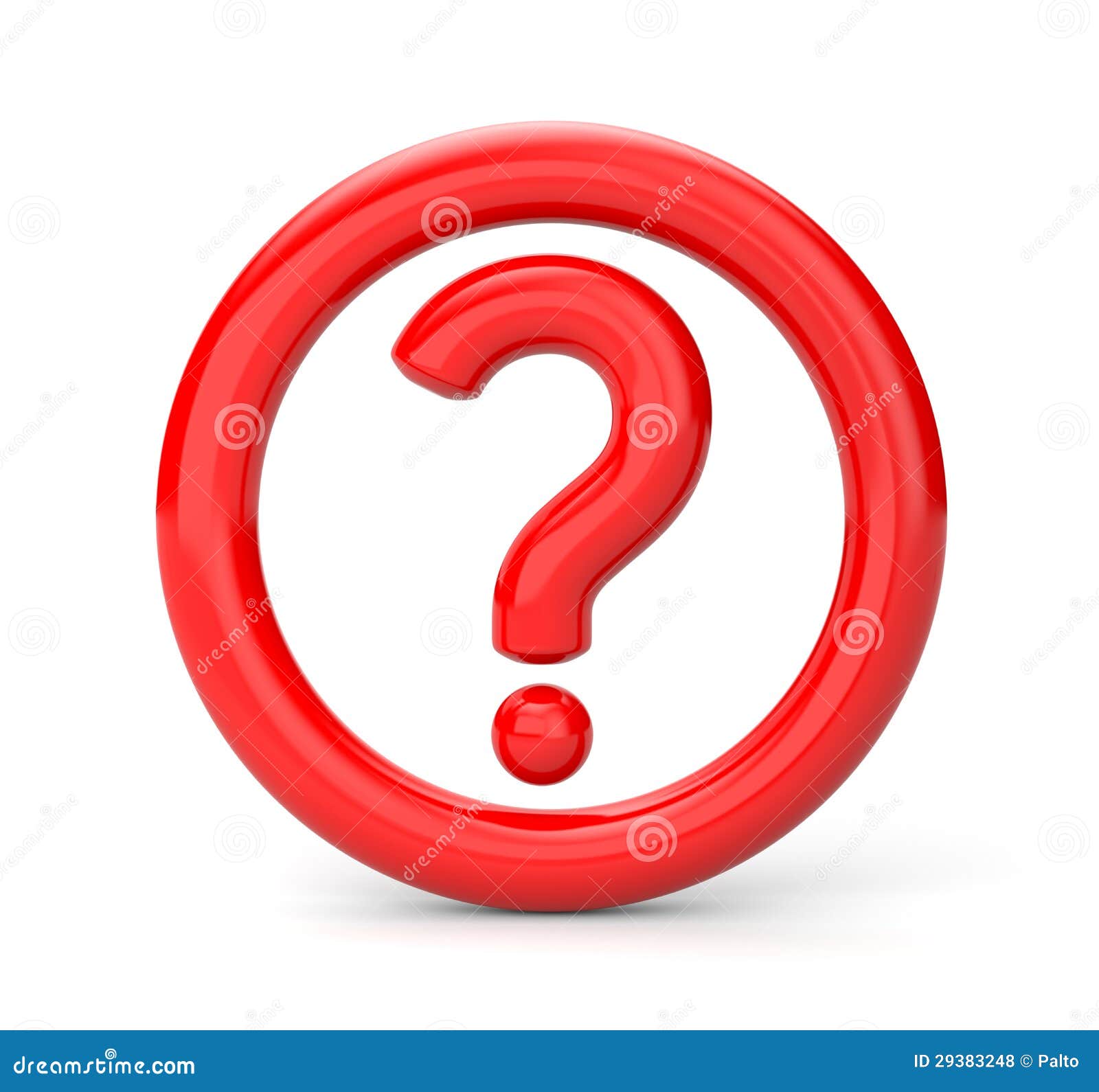 Signe de question illustration stock. Illustration du concept - 29383248