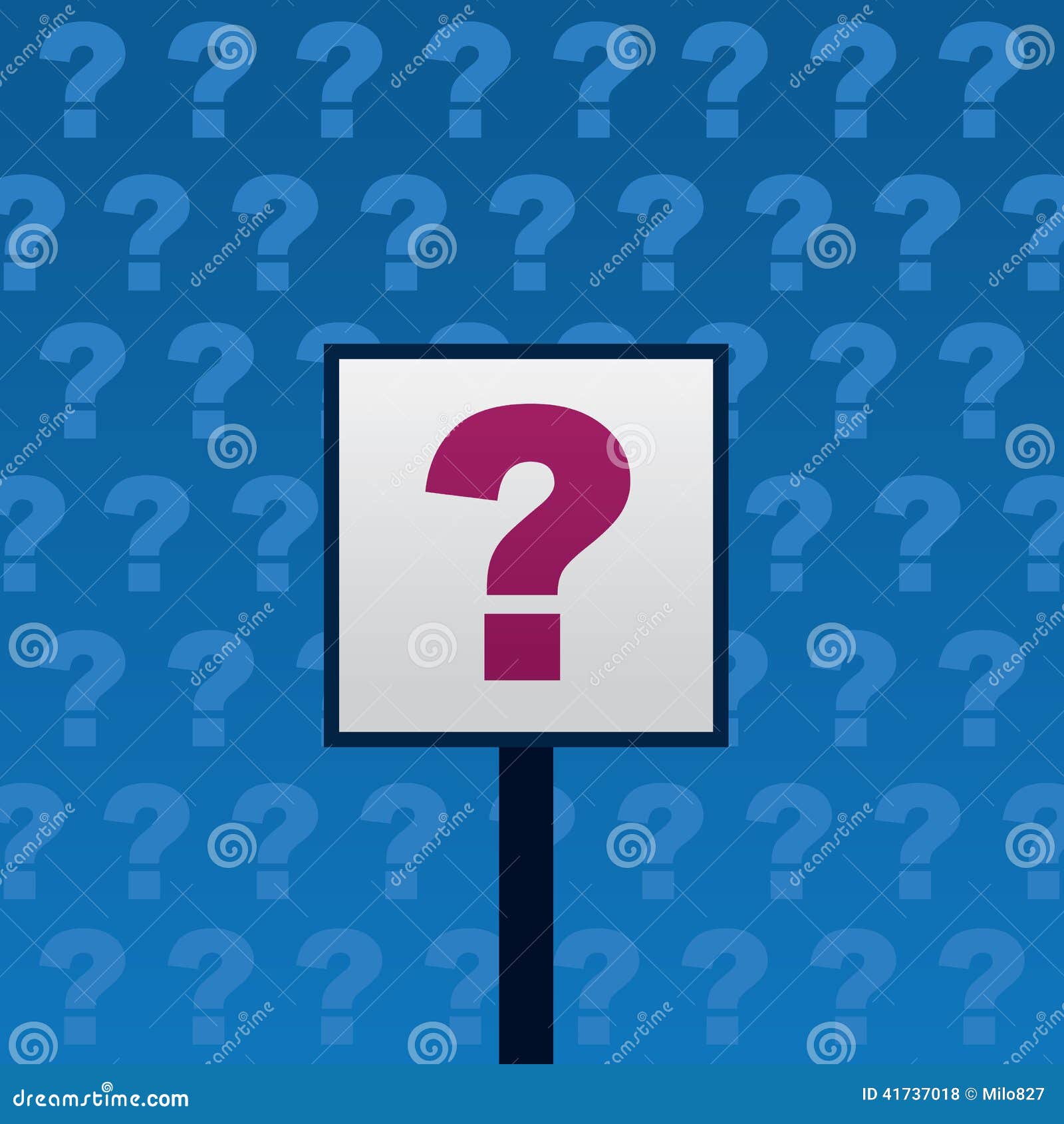 Signe de question illustration de vecteur. Illustration du symbole ...