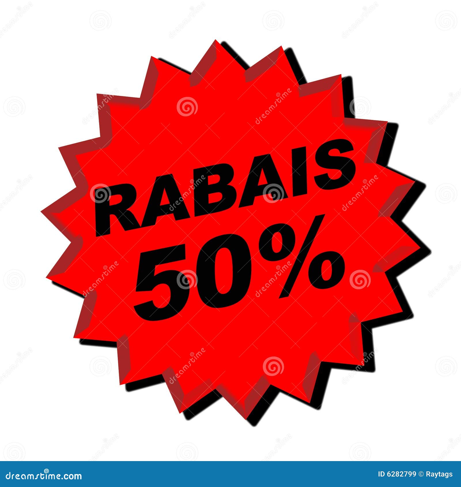 Signe de Rabais illustration stock. Illustration du promotions - 6282799