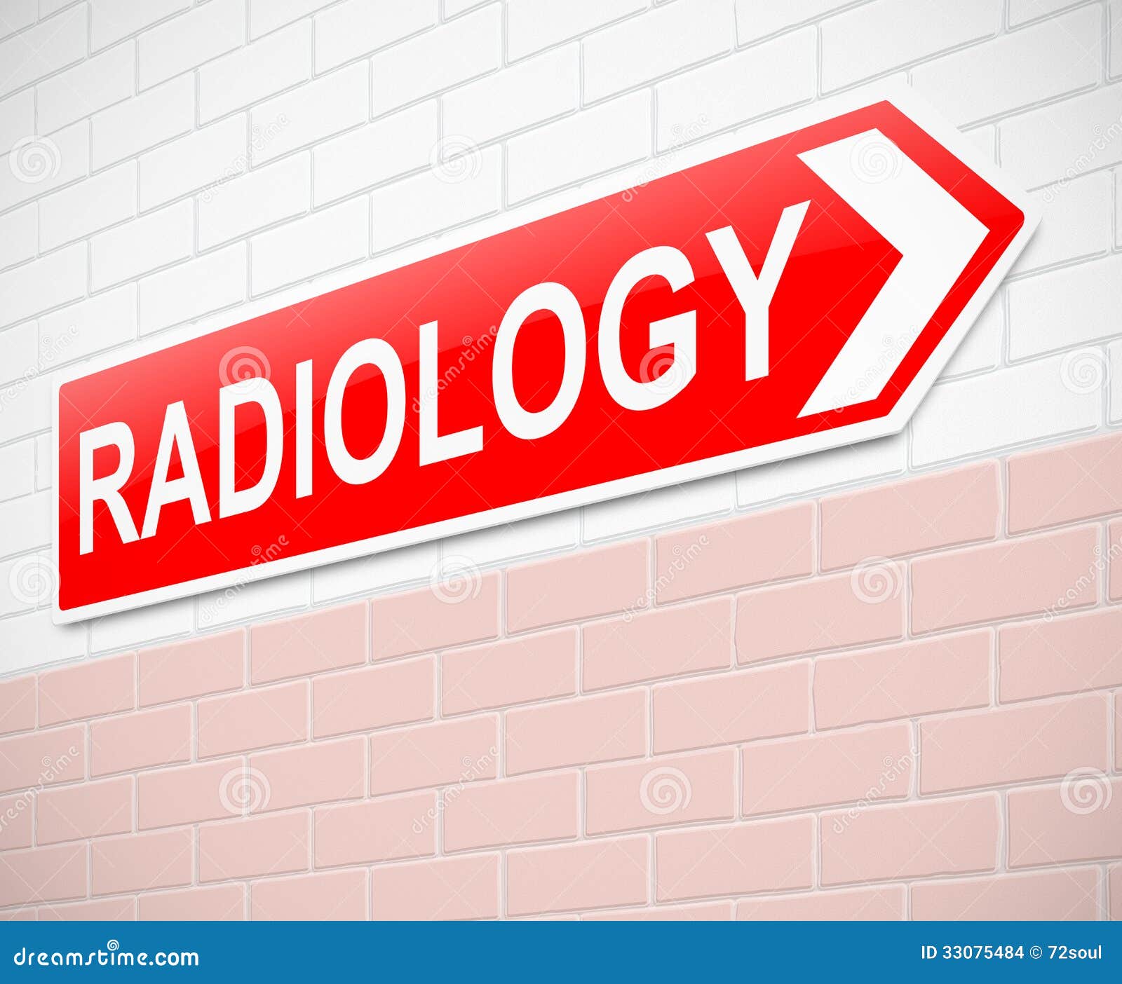 Signe de radiologie. illustration stock. Illustration du cancer - 33075484