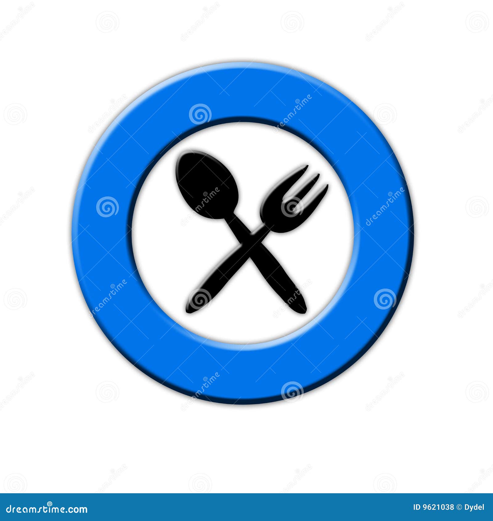 Signe de restaurant illustration stock. Illustration du computer - 9621038