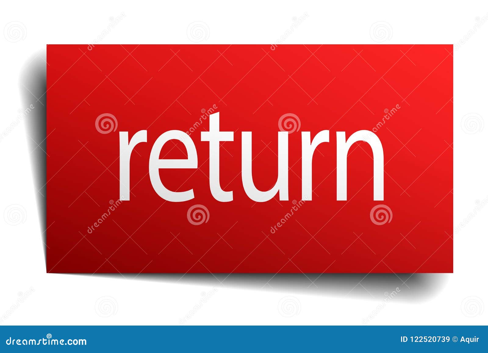 Signe de retour illustration de vecteur. Illustration du type - 122520739