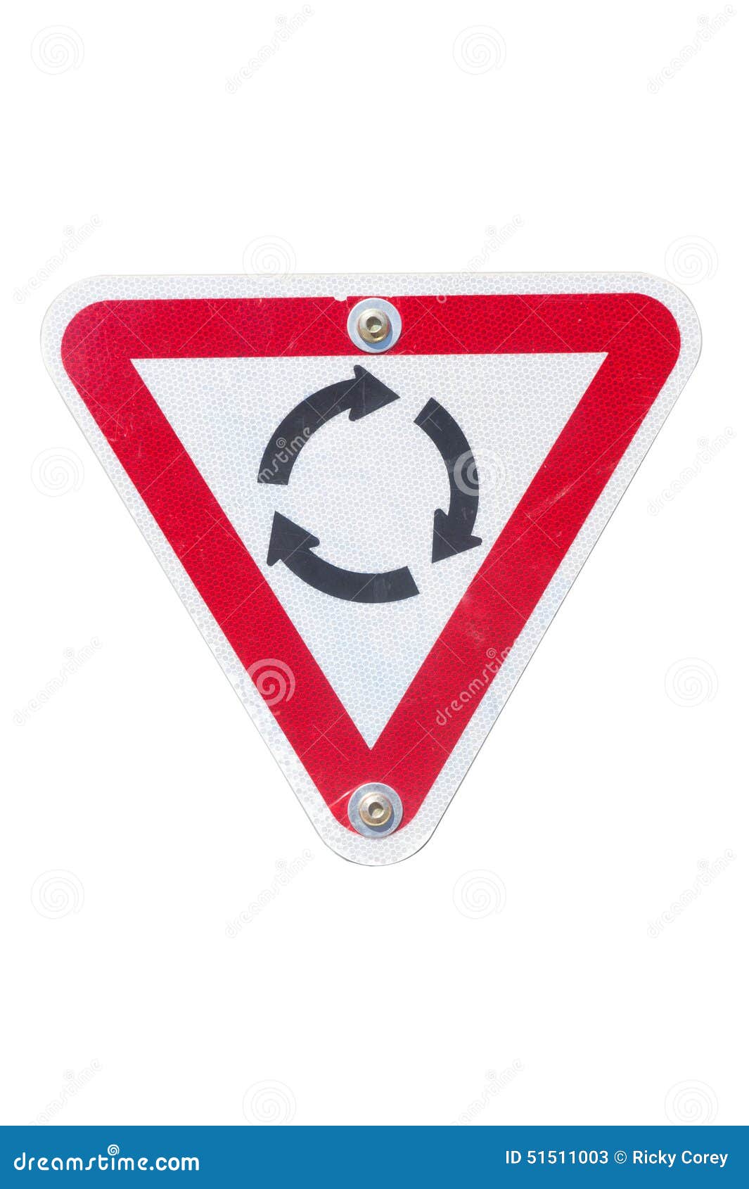 Signe de rond point image stock. Image du fond, blanc - 51511003