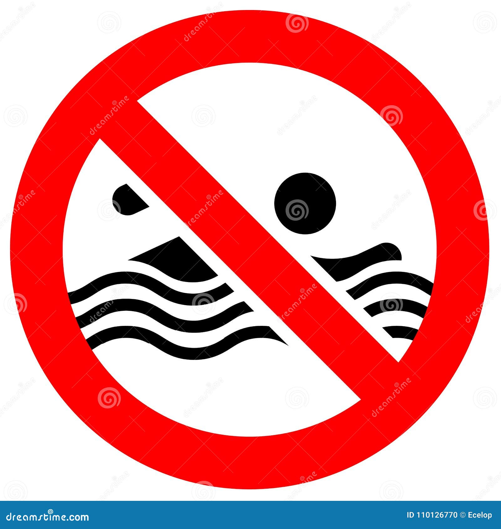 Signe De Rouge D'interdiction Illustration de Vecteur - Illustration du ...