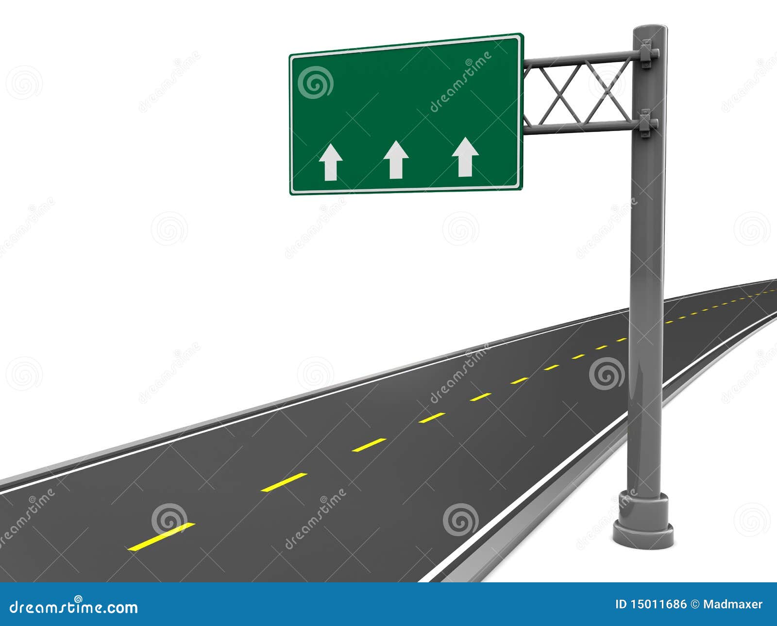 Signe de route illustration stock. Illustration du itinéraire - 15011686