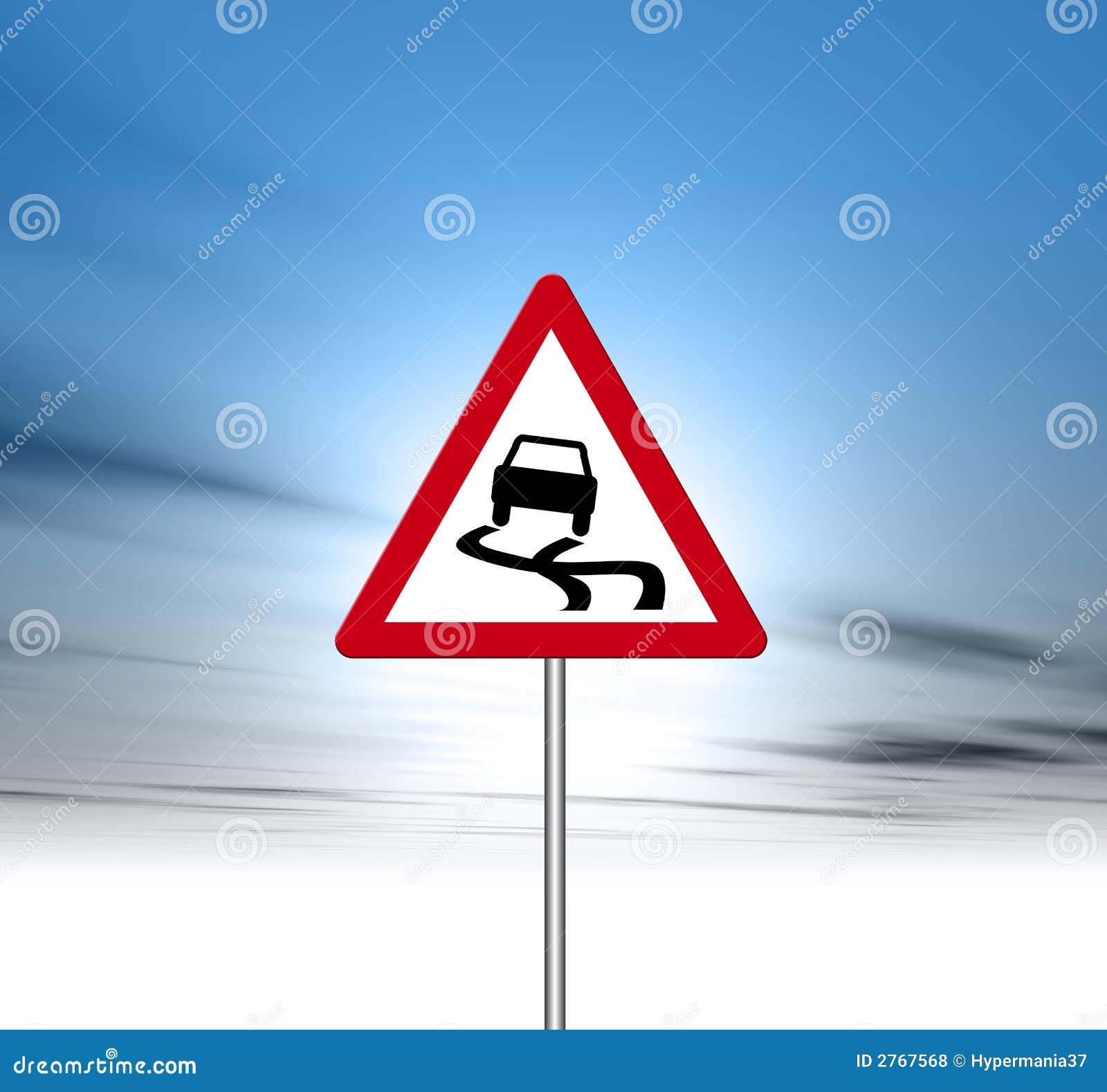 Signe de route illustration stock. Illustration du information - 2767568