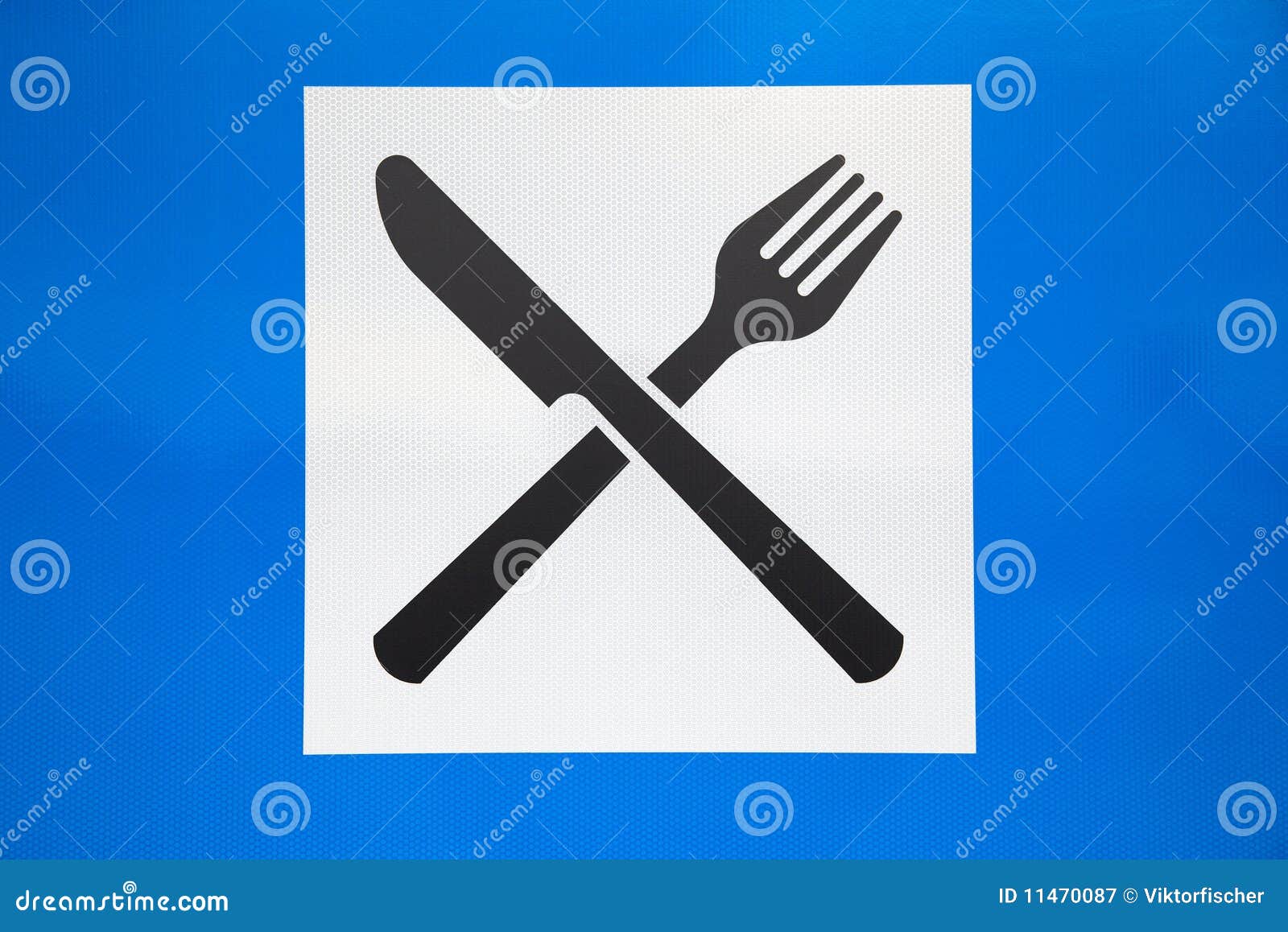 Signe De Route De Restaurant Image stock - Image du concept, fourchette ...