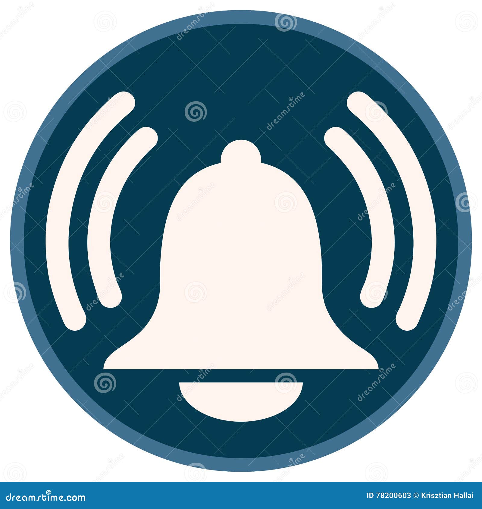 Signe De Sonnette D'alarme, Illustration De Vecteur Illustration de ...