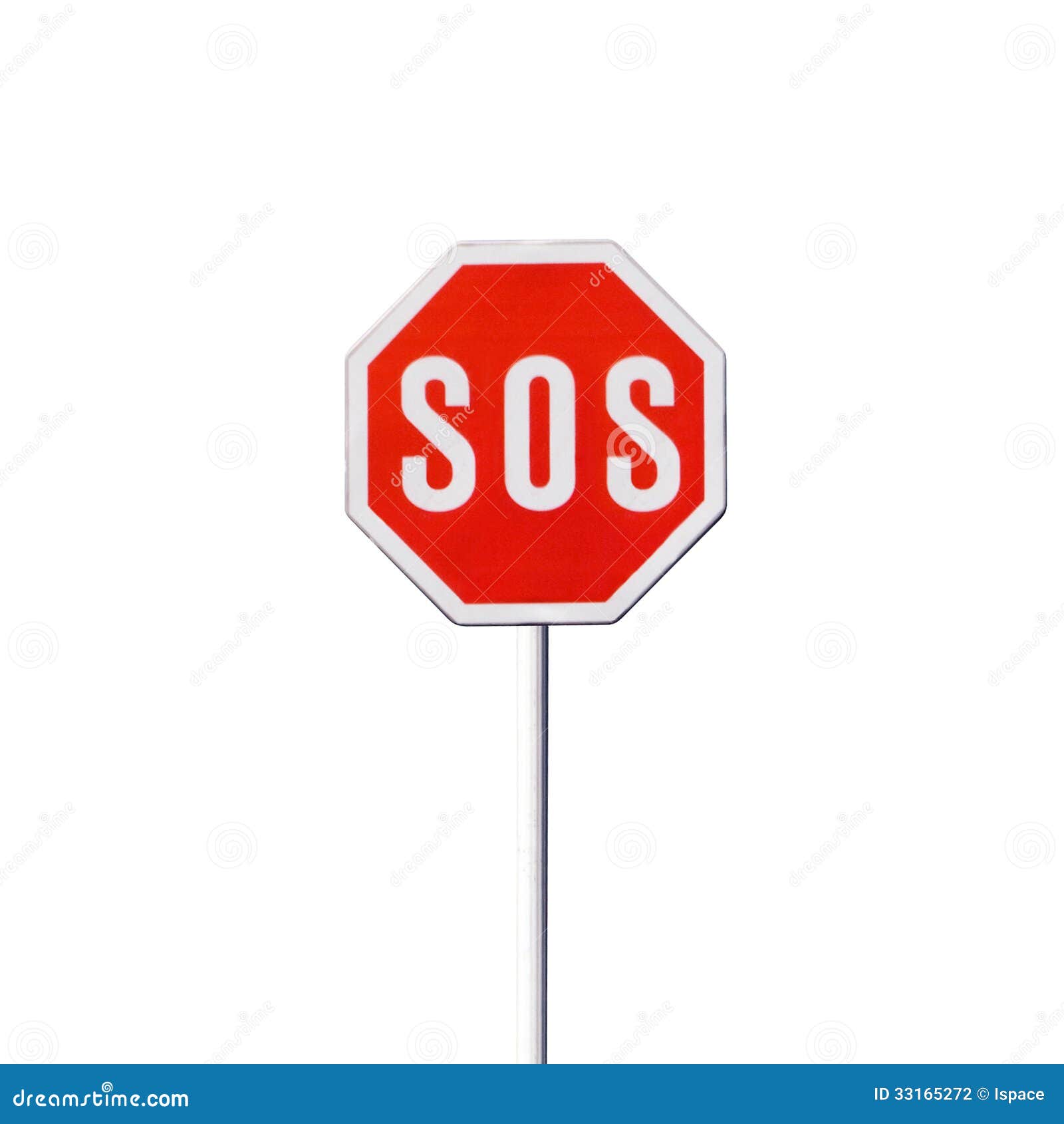 Signe de SOS photo stock. Image du empêchez, panneau - 33165272