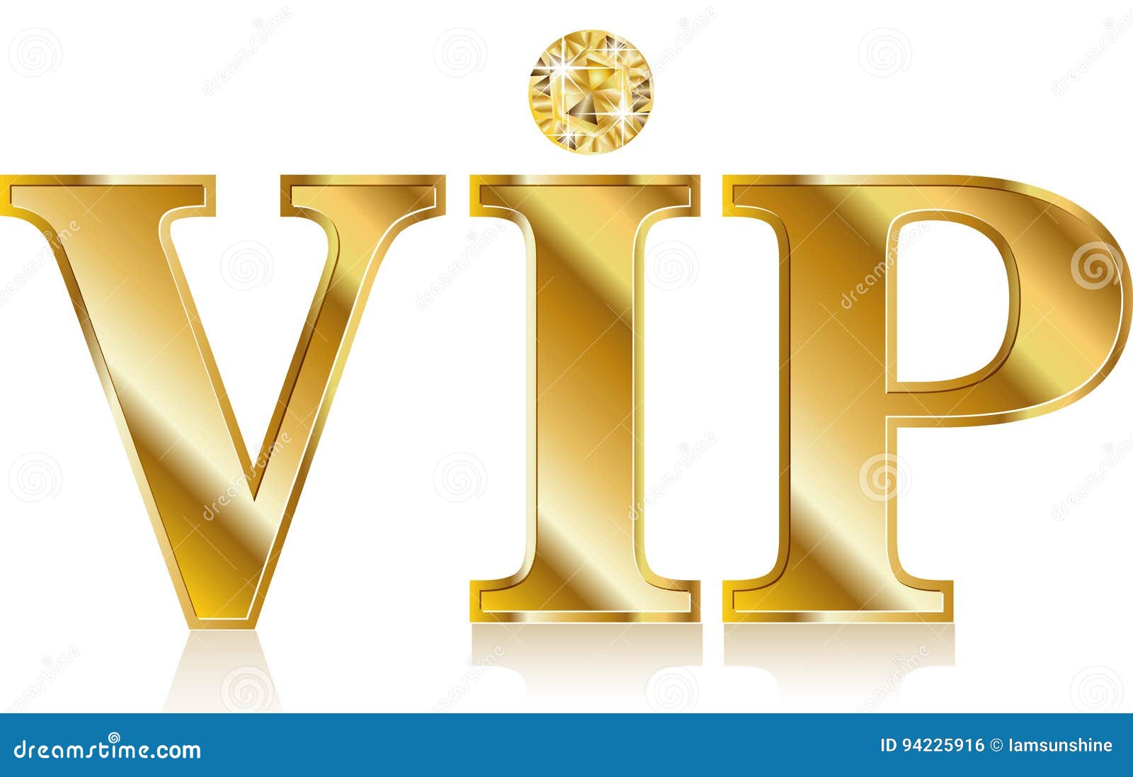 Signe de VIP illustration de vecteur. Illustration du exclusif - 94225916