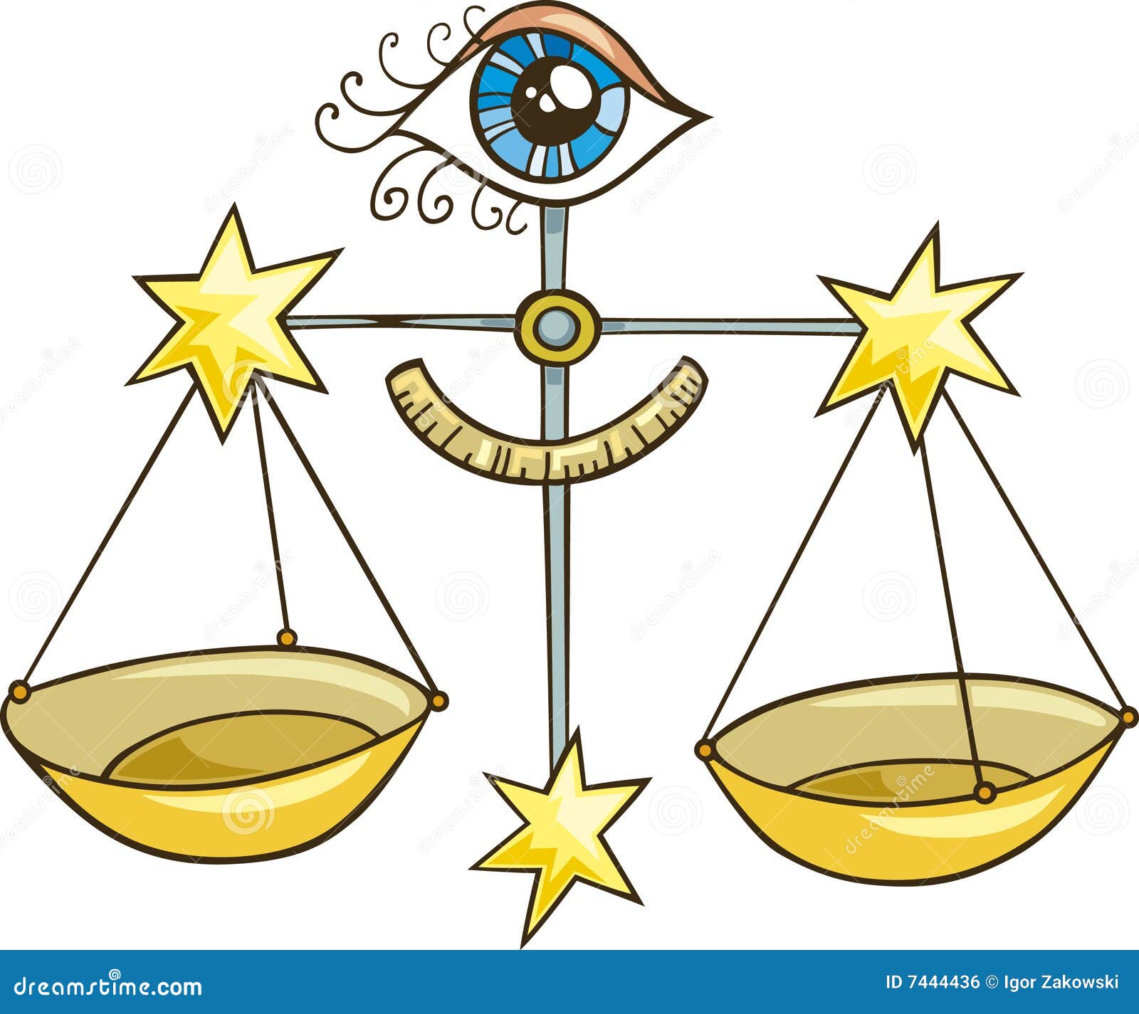 Signe De Zodiaque De Balance Illustration de Vecteur - Illustration du ...