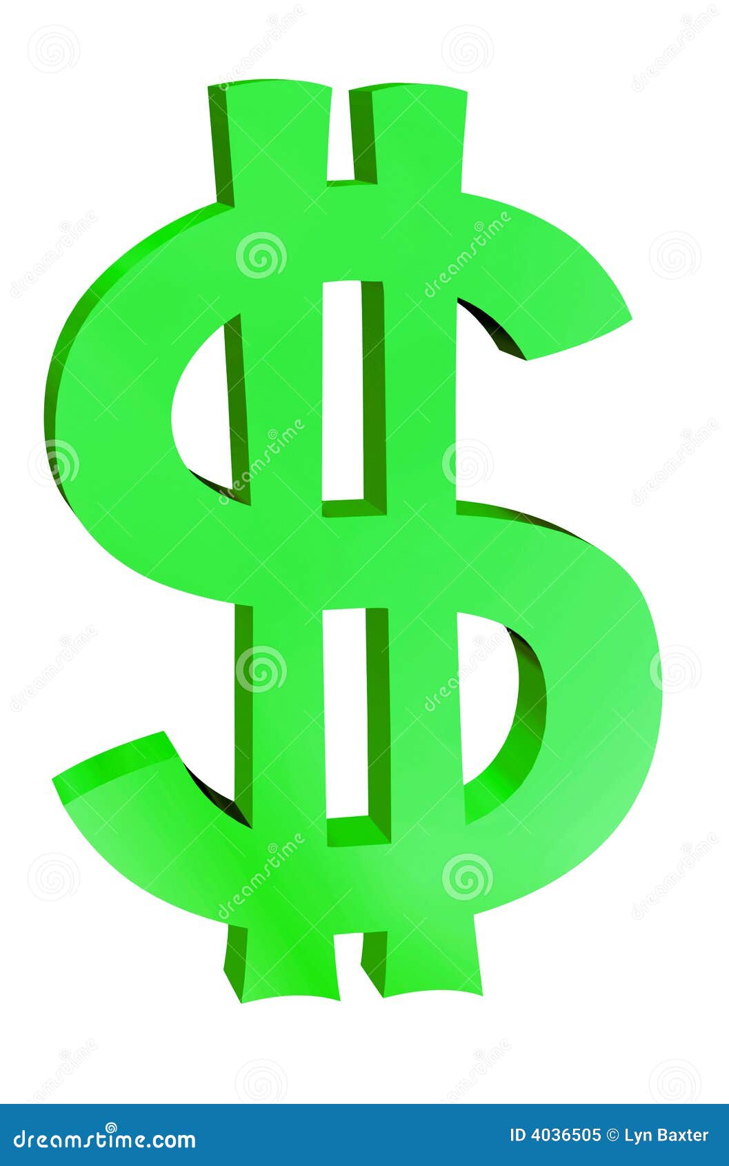 Signe du dollar illustration stock. Illustration du pouvoir - 4036505