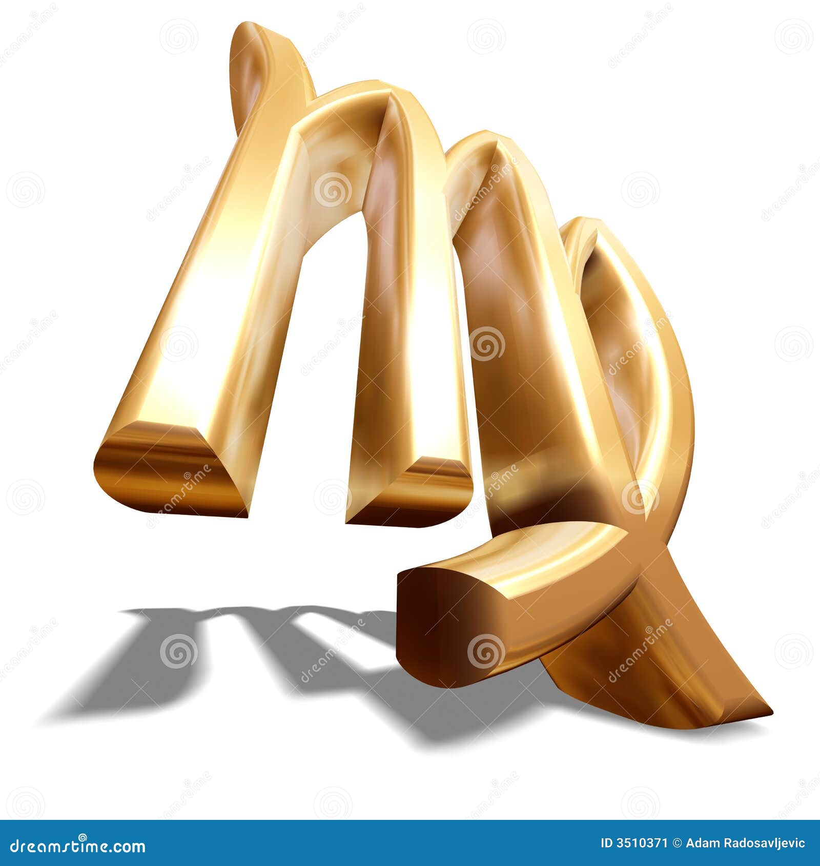 Signe Du Zodiaque 3D - Vierge Illustration Stock - Illustration du ...