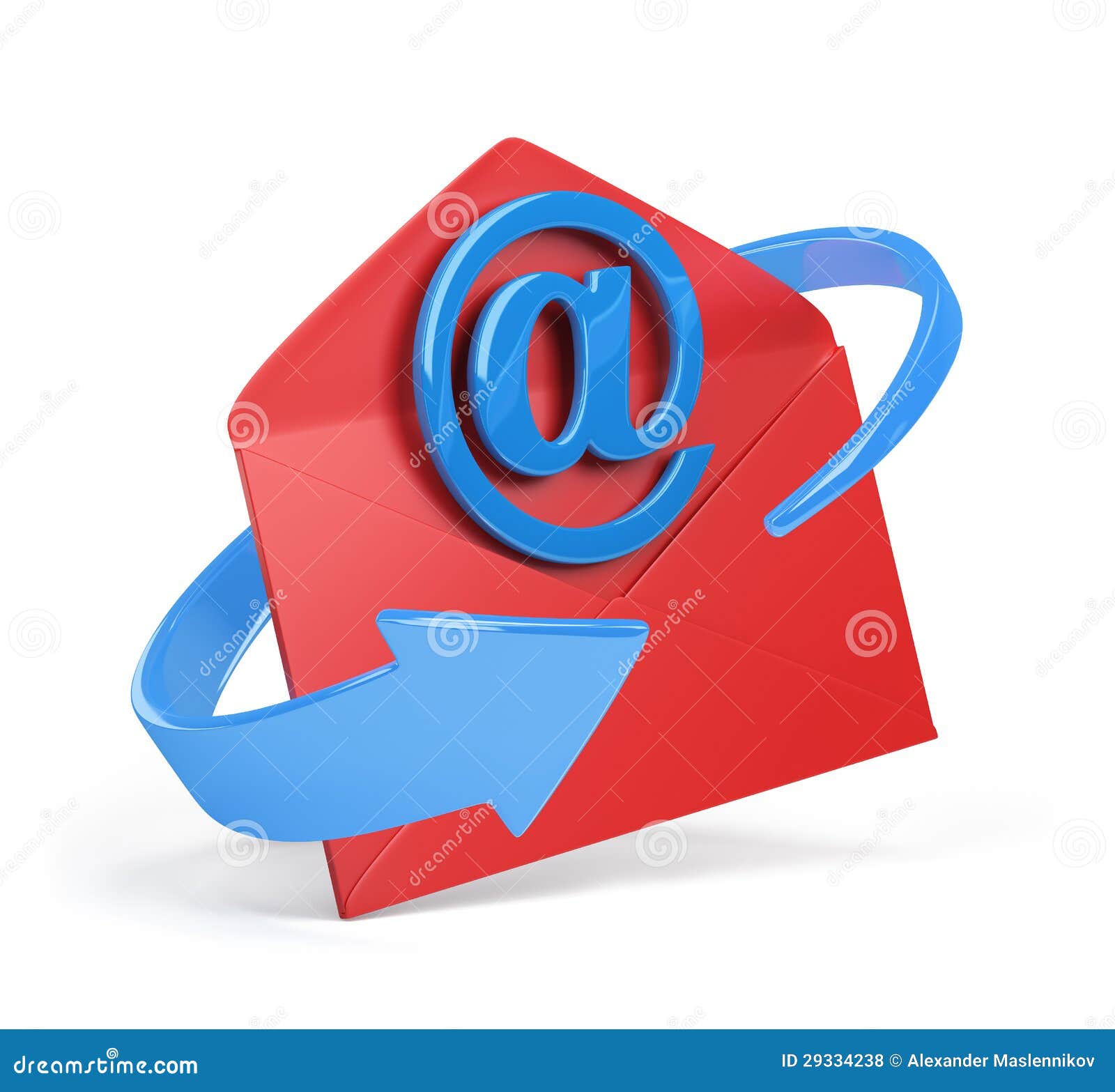 Signe et enveloppe d'email illustration stock. Illustration du ...