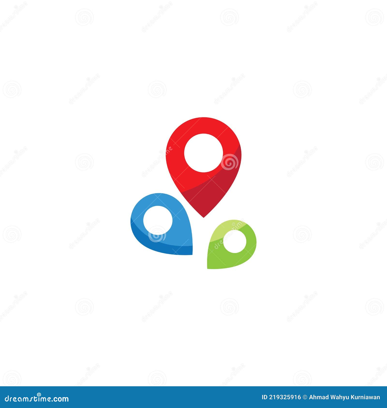 Signe Et Symbole Du Point De Position Illustration de Vecteur ...