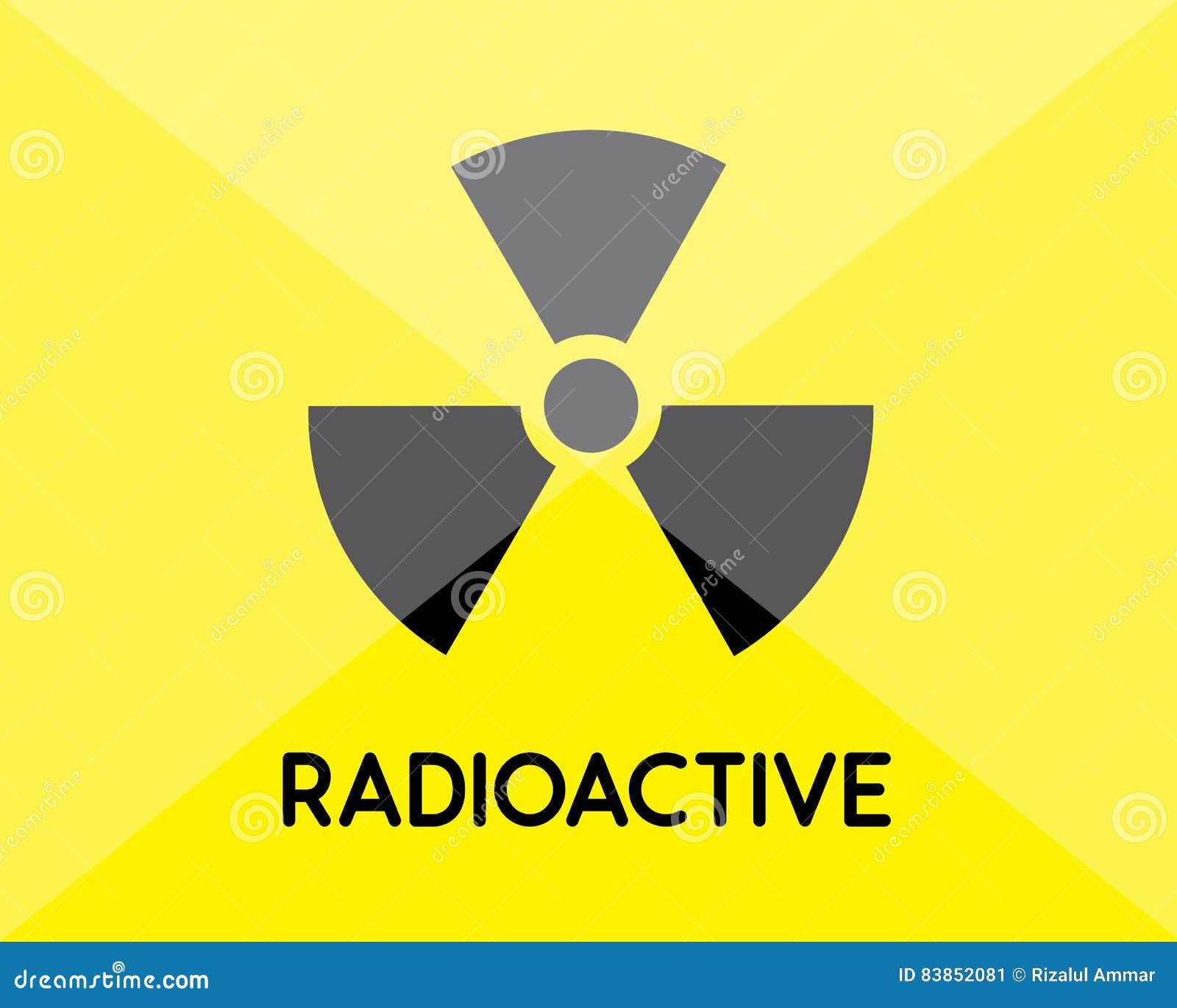 Signe Et Symbole Radioactifs Illustration de Vecteur - Illustration du ...