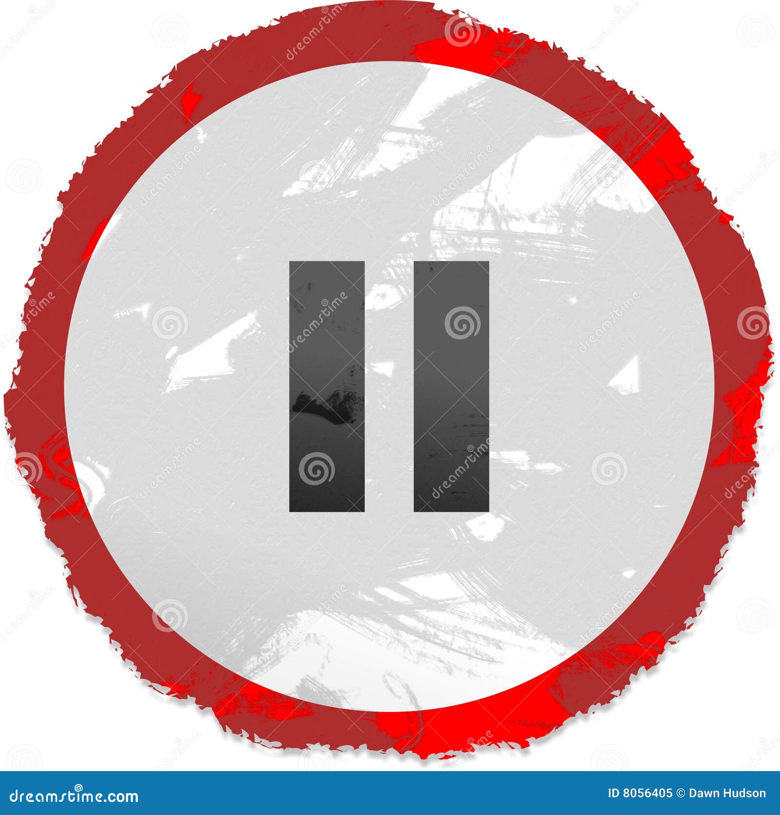 Signe grunge de pause illustration stock. Illustration du circulation ...