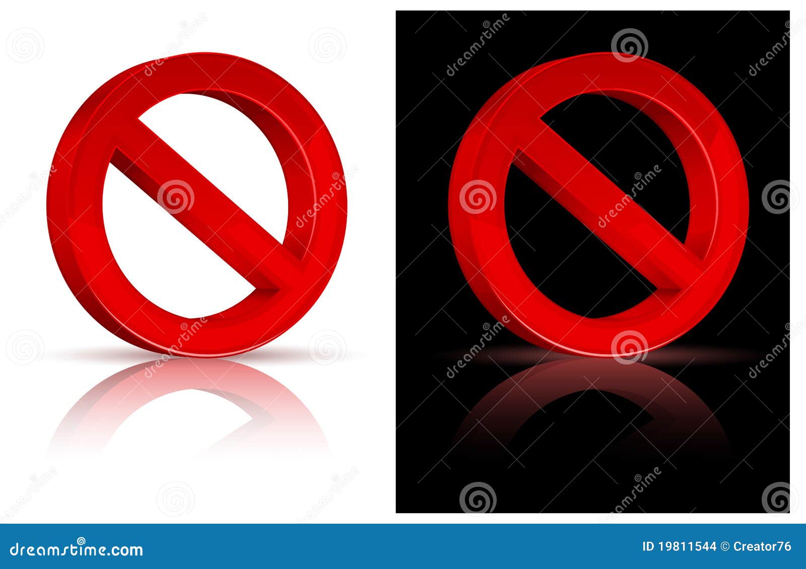 Signe interdit illustration de vecteur. Illustration du interdisez ...