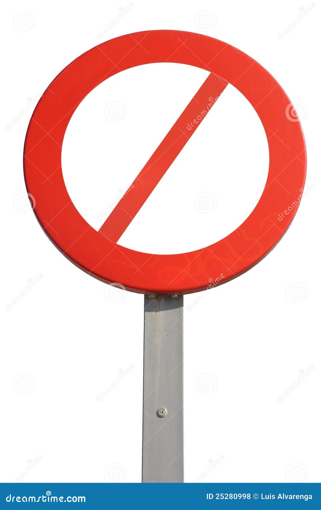 Signe interdit photo stock. Image du laissé, limitez - 25280998