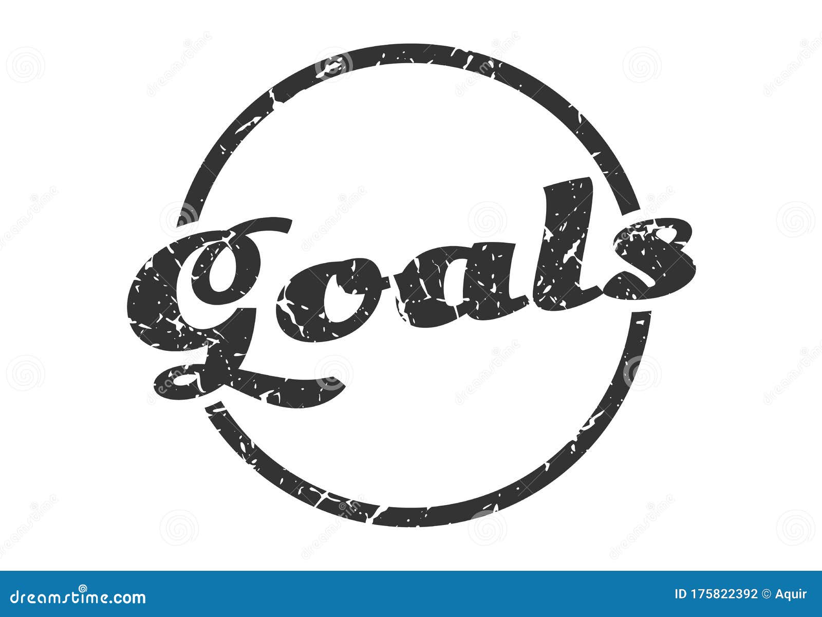 Signe Objectifs. Objectifs Rond Timbre Vintage. Illustration de Vecteur ...