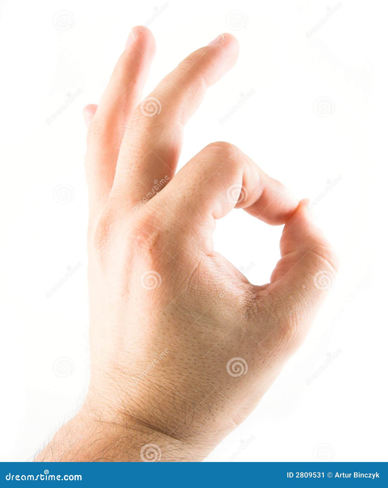 Signe parfait image stock. Image du paume, accord, signe - 2809531