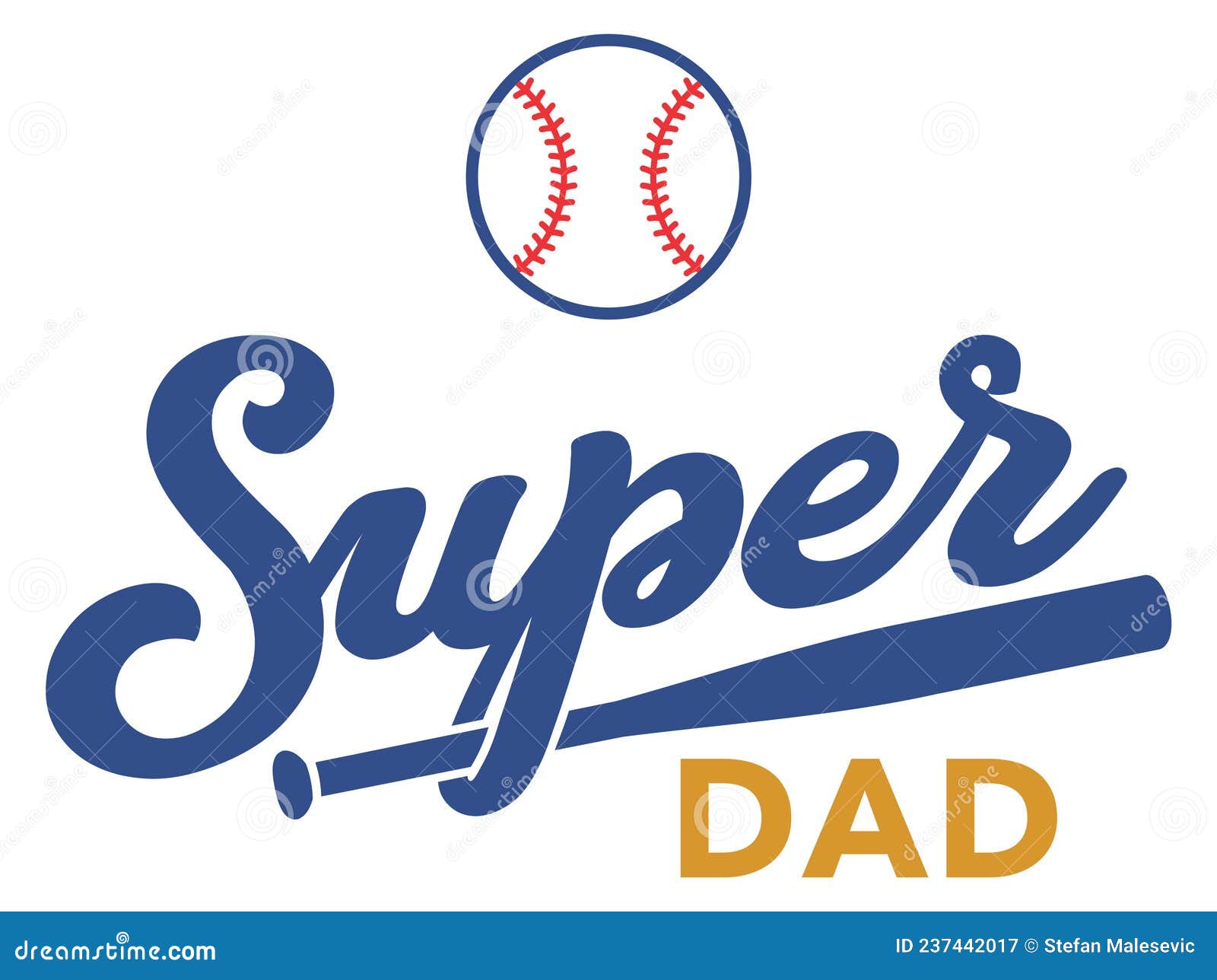 Signe super papa illustration de vecteur. Illustration du postcard ...