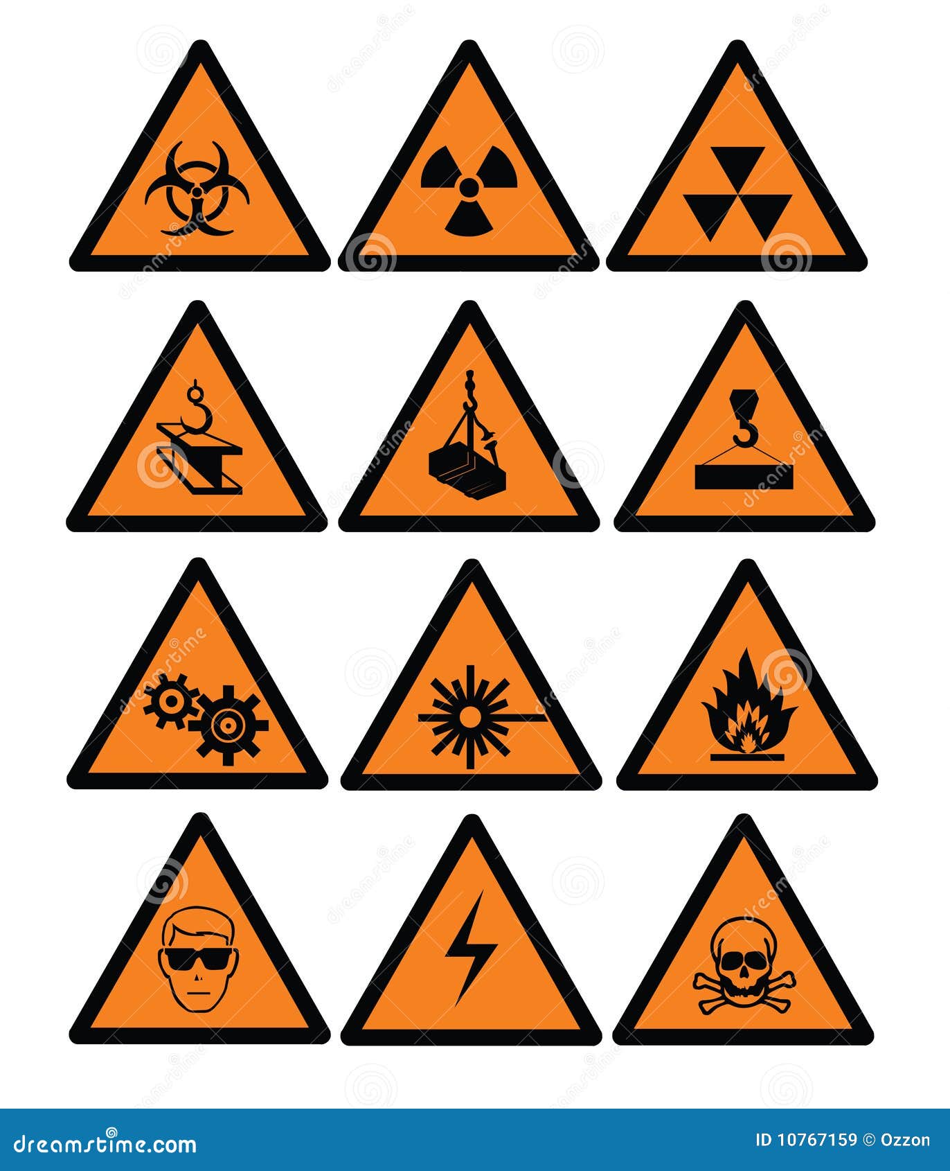 Signes de danger illustration de vecteur. Illustration du signe - 10767159