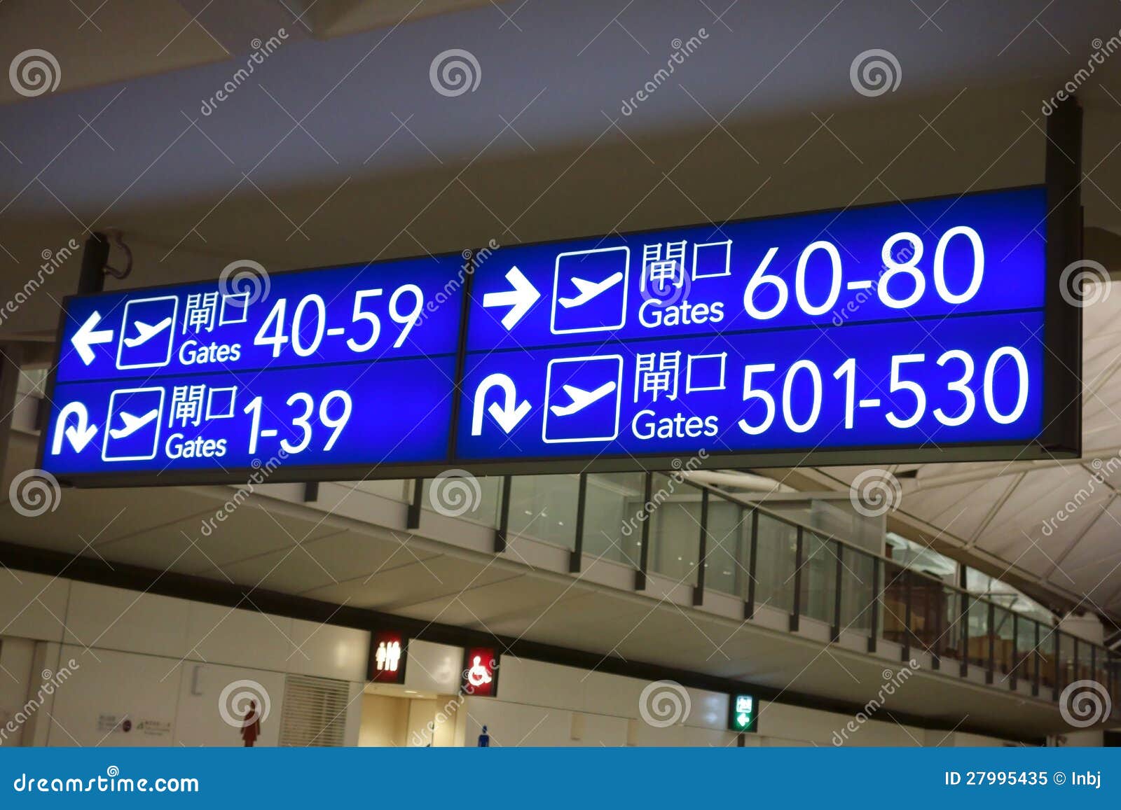 Signes De Portes D'embarquement Image stock - Image du construction ...