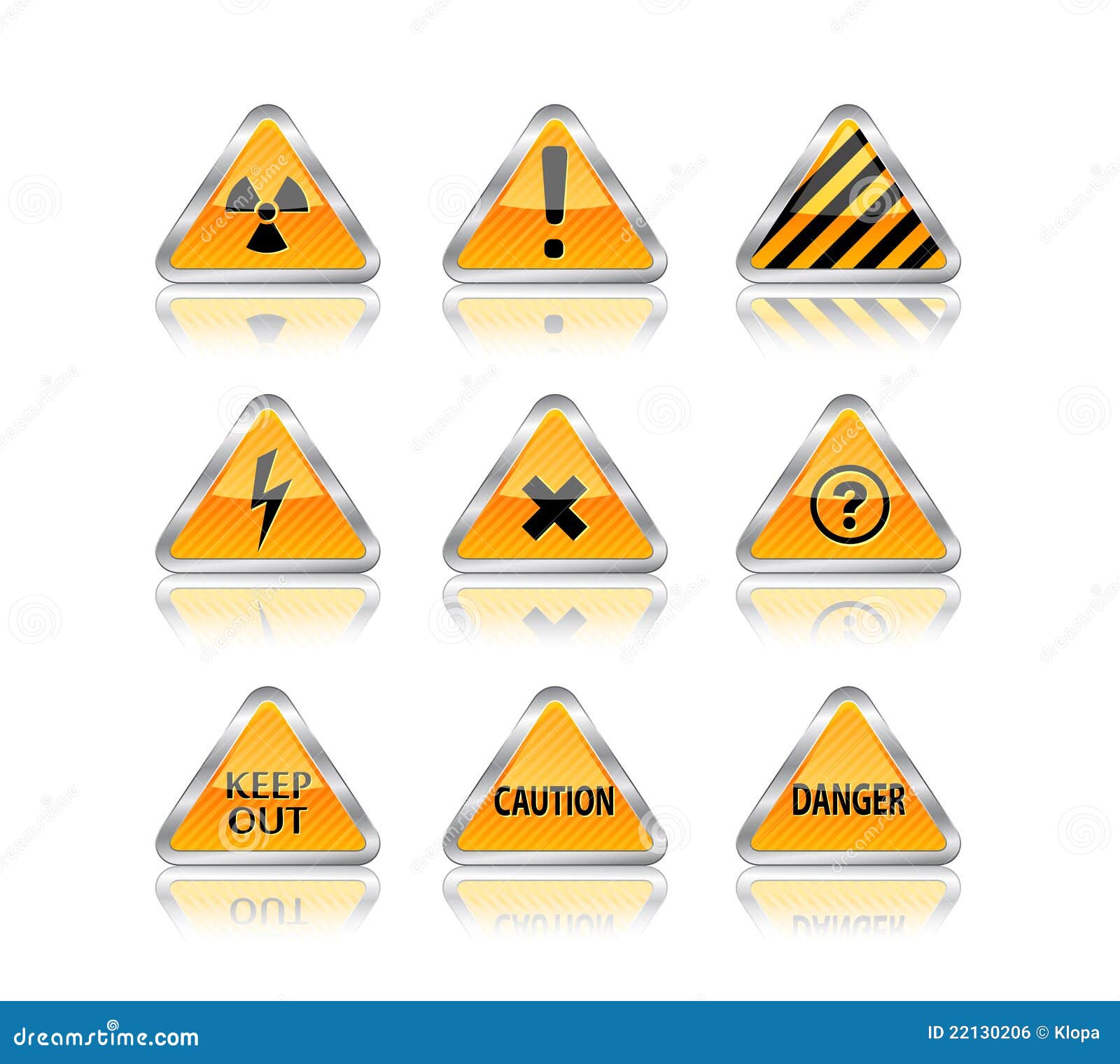 Signes De Risque Et De Danger Illustration de Vecteur - Illustration du ...