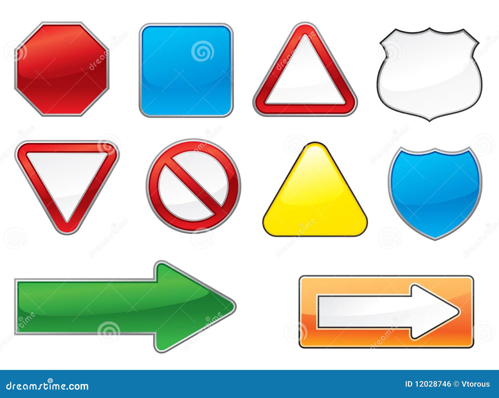 Signes de route illustration stock. Illustration du concept - 12028746