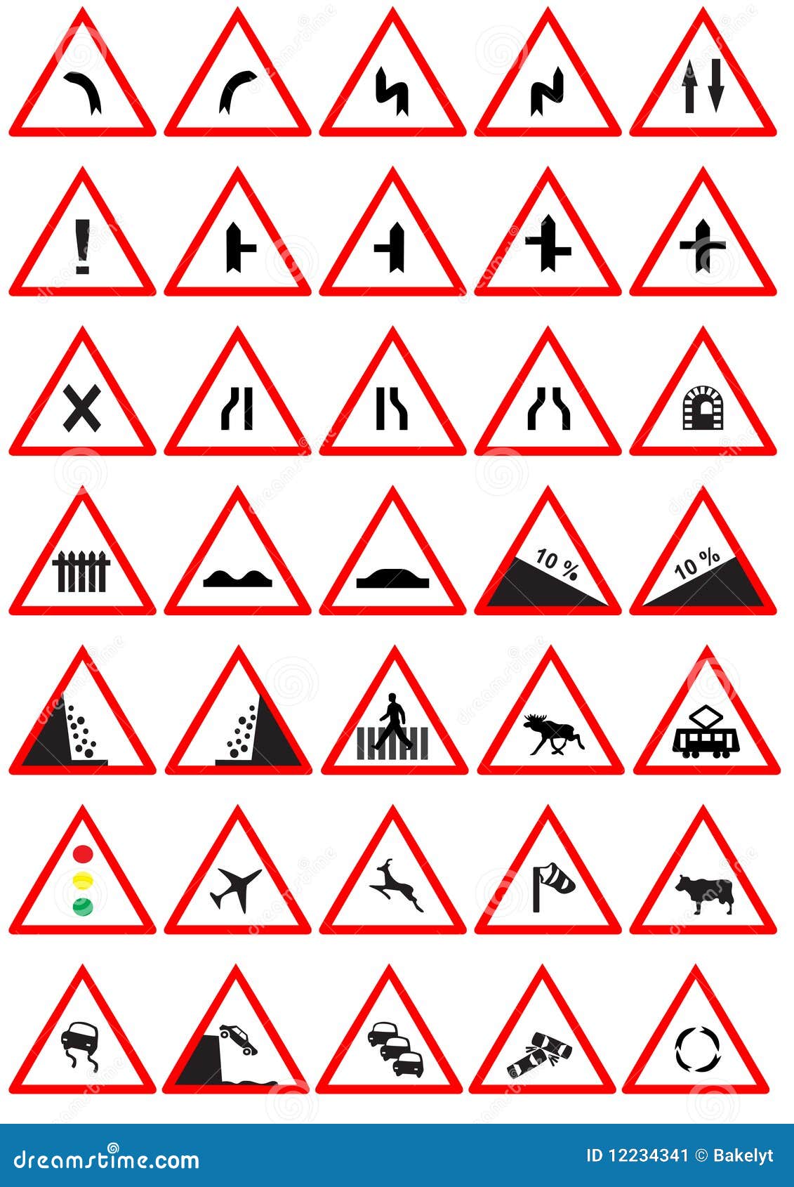 Signes de route illustration de vecteur. Illustration du nourriture ...
