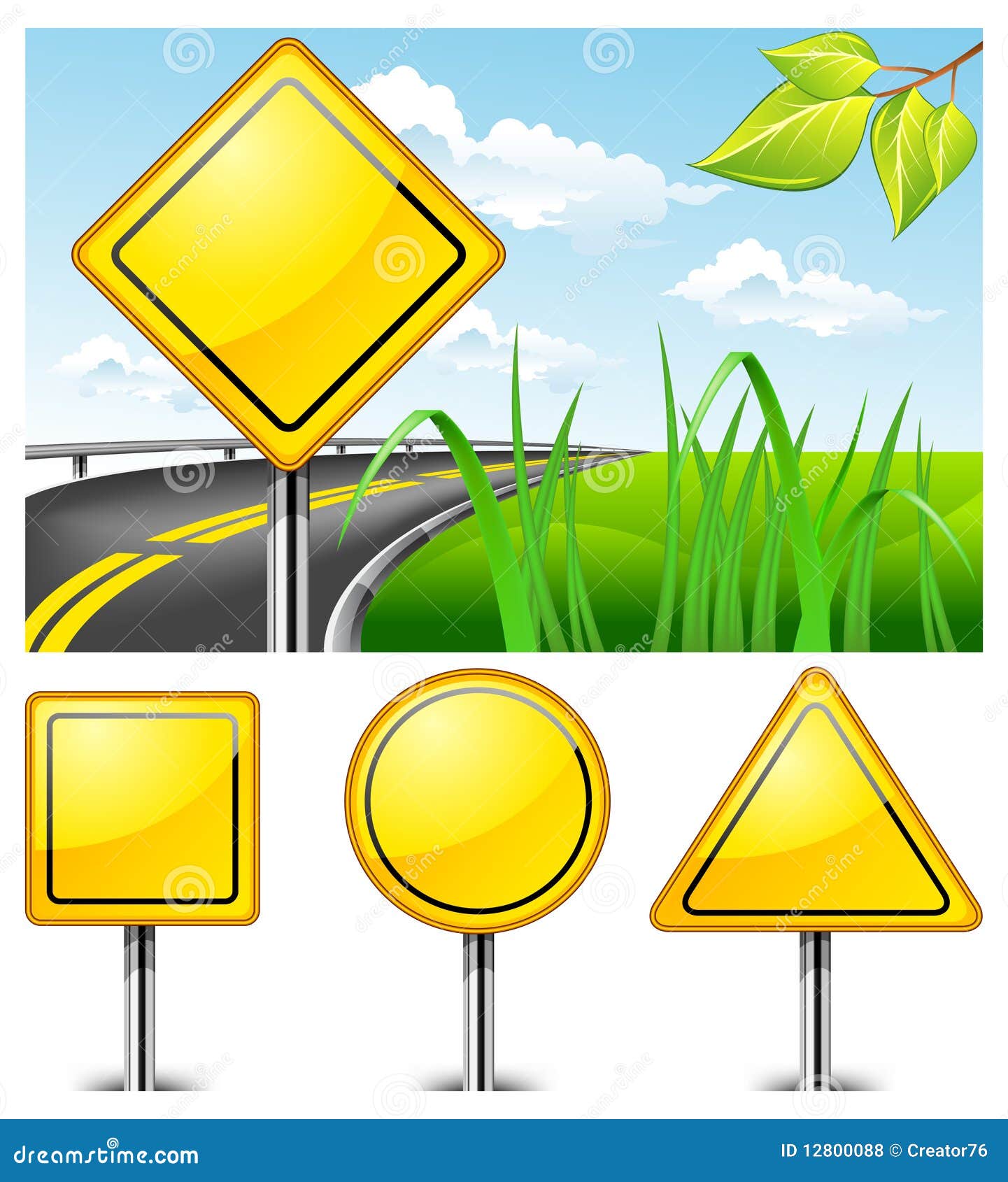 Signes de route illustration de vecteur. Illustration du diversité ...