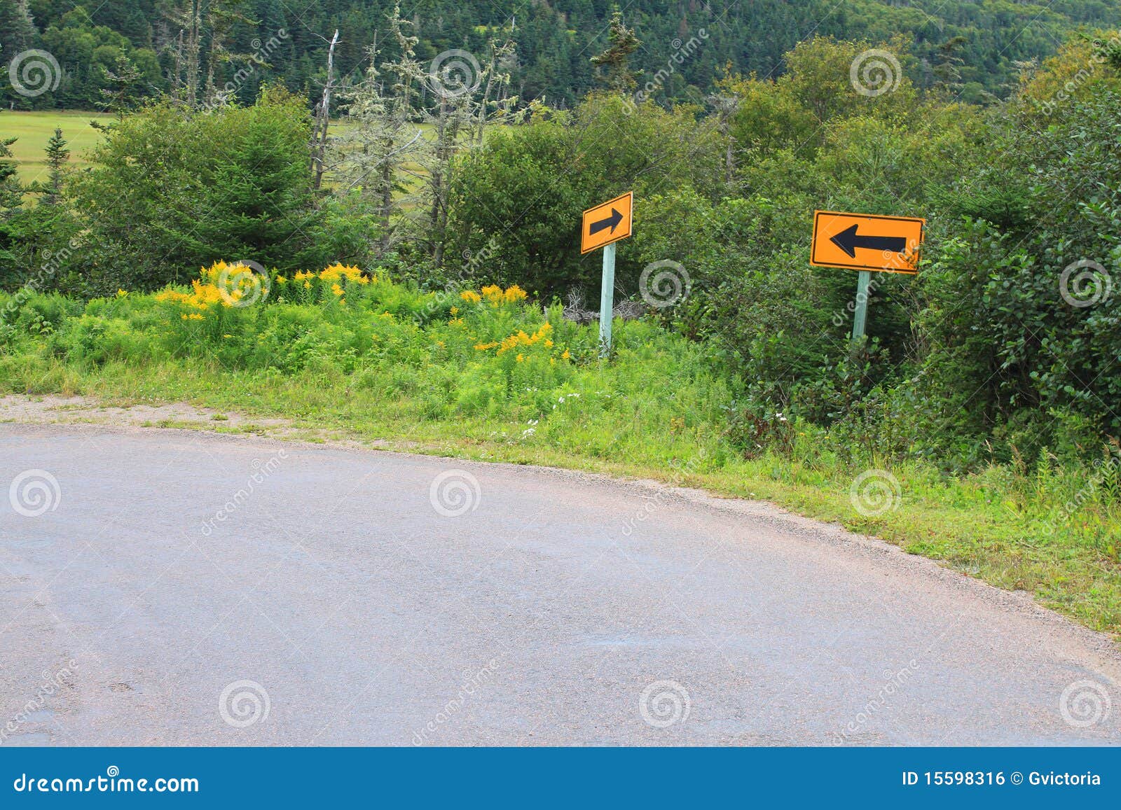 Signes de route photo stock. Image du asphalte, point - 15598316