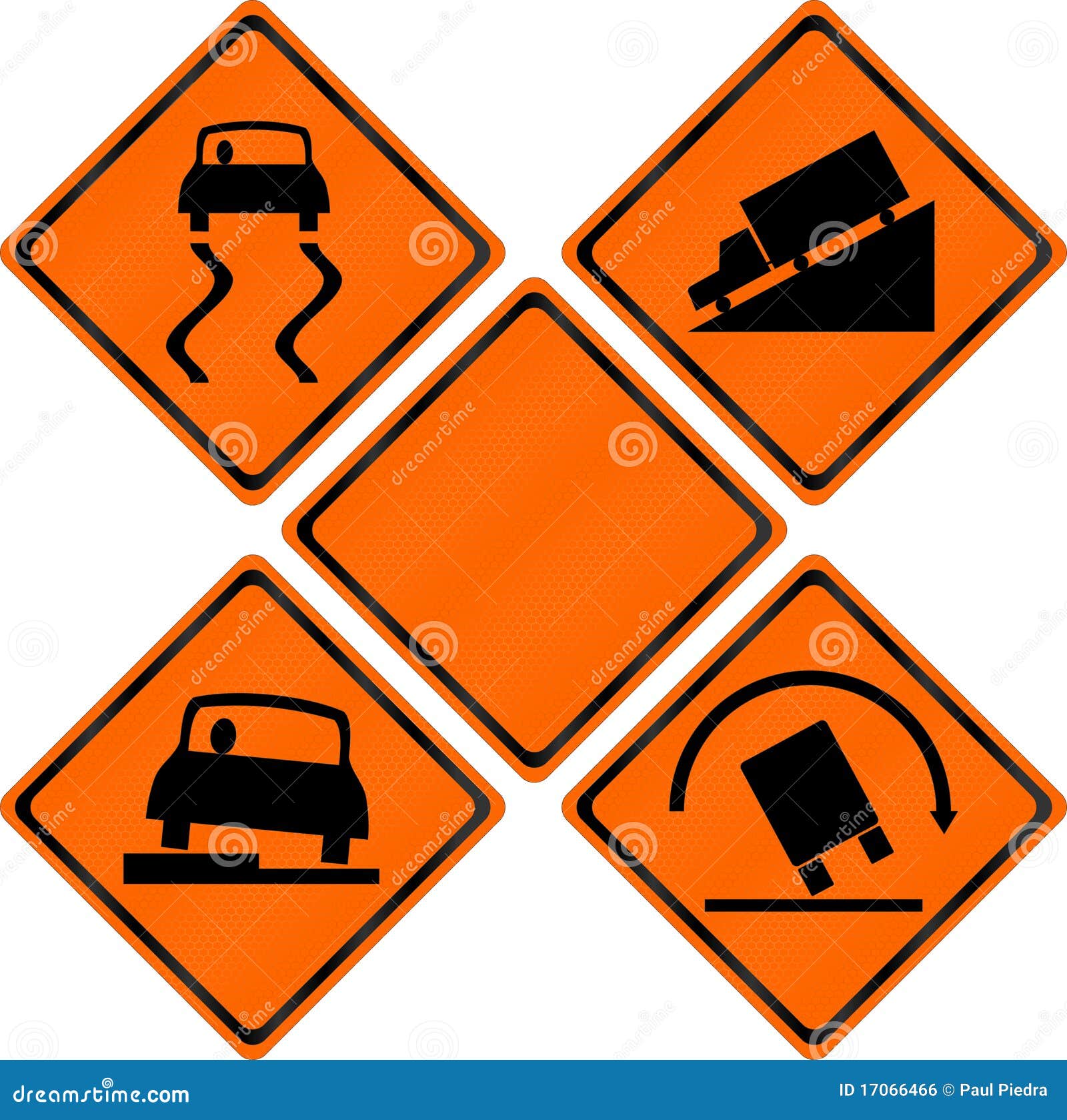 Signes de route illustration de vecteur. Illustration du côte - 17066466